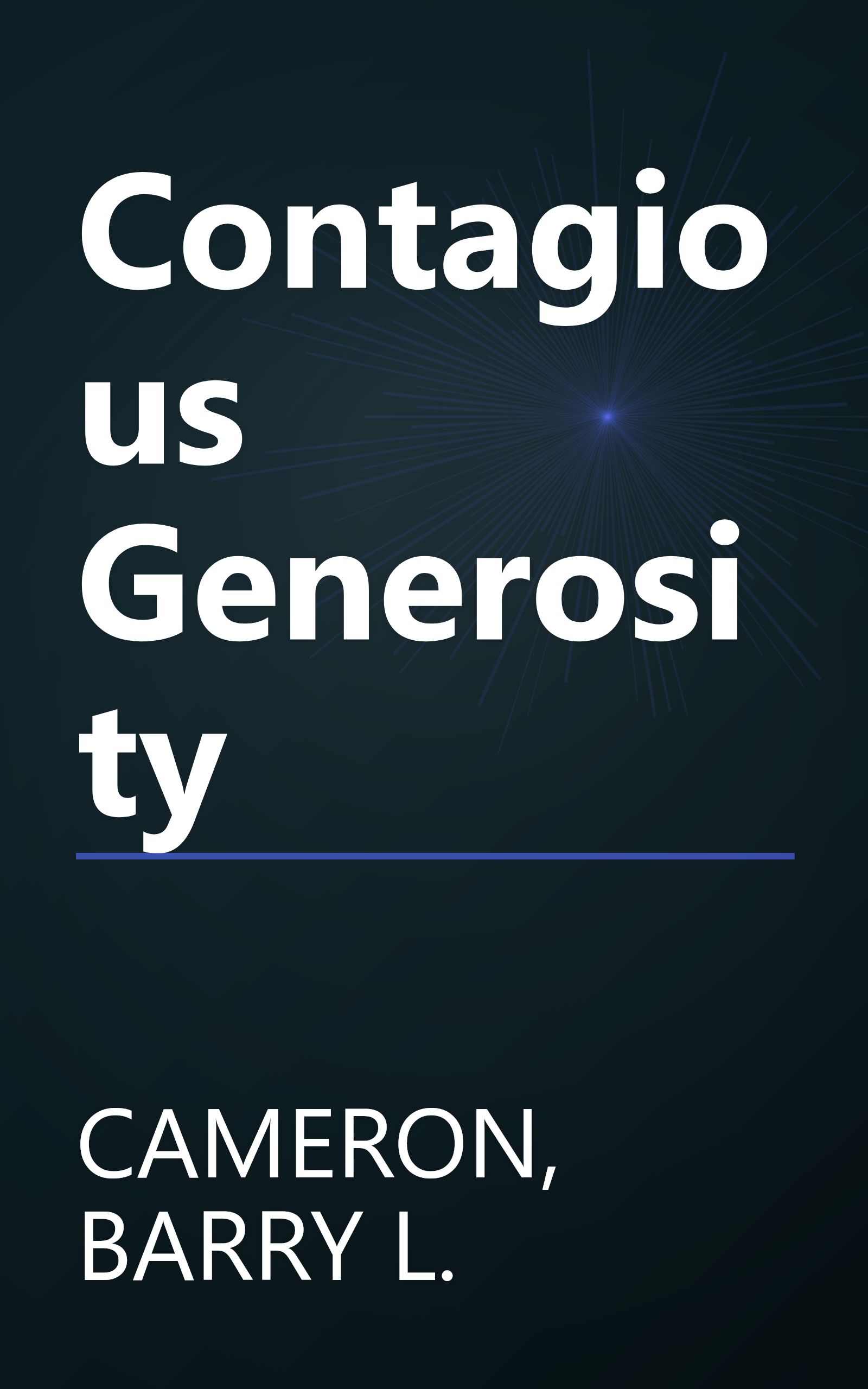 Contagious Generosity book cover