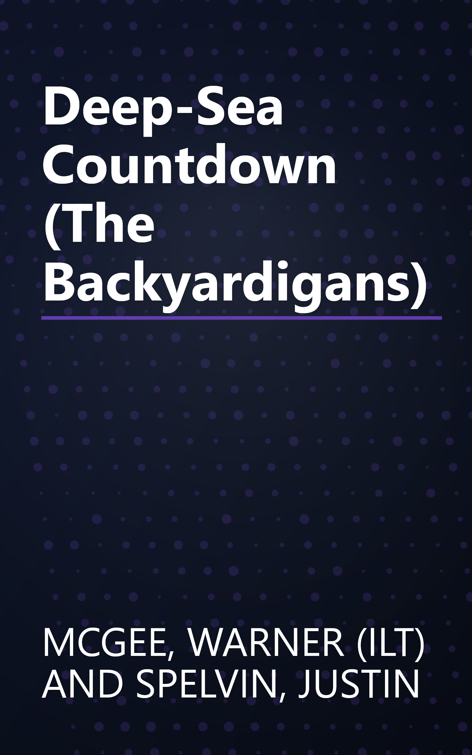 Deep-Sea Countdown (The Backyardigans) book cover