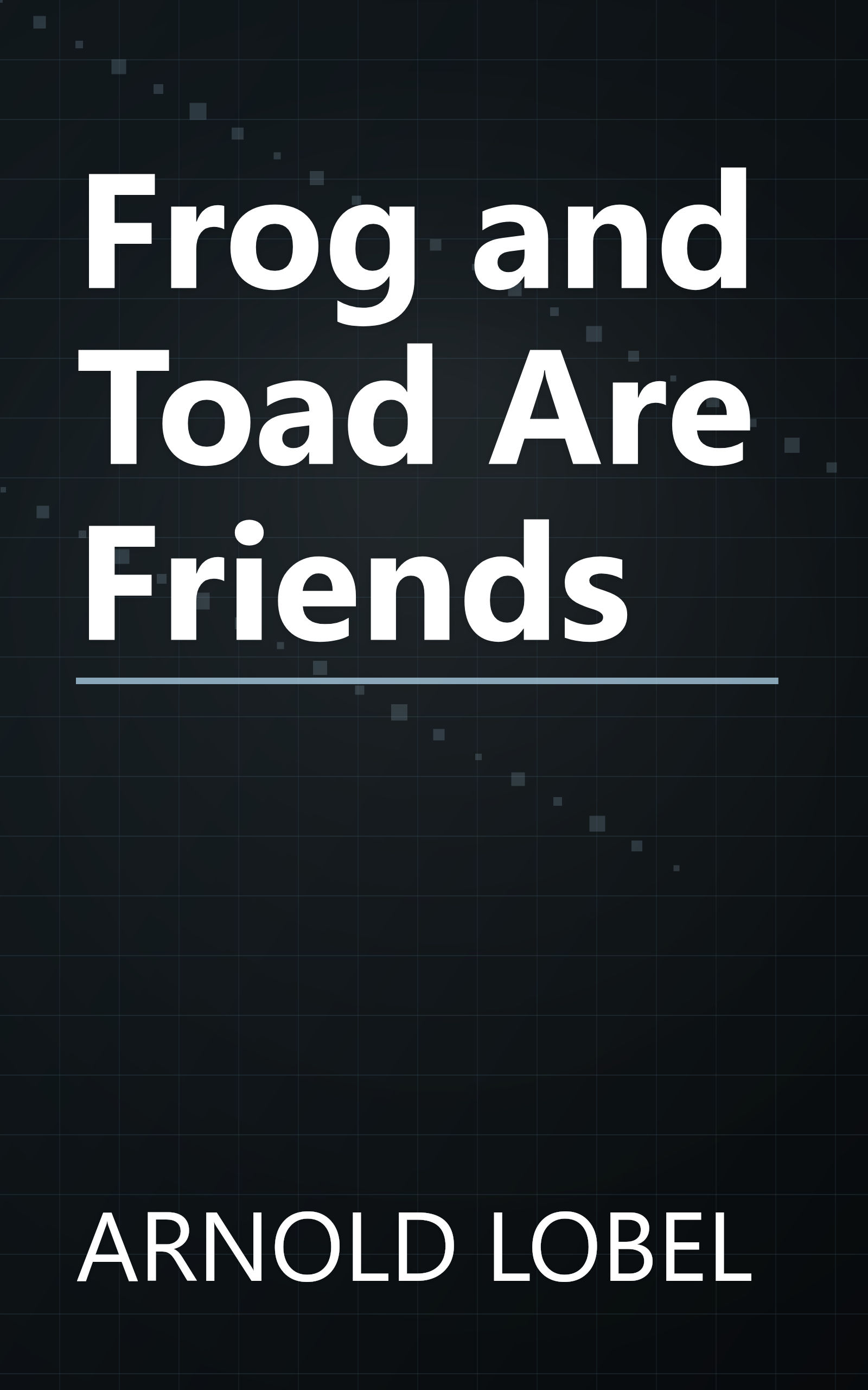 Frog and Toad Are Friends book cover