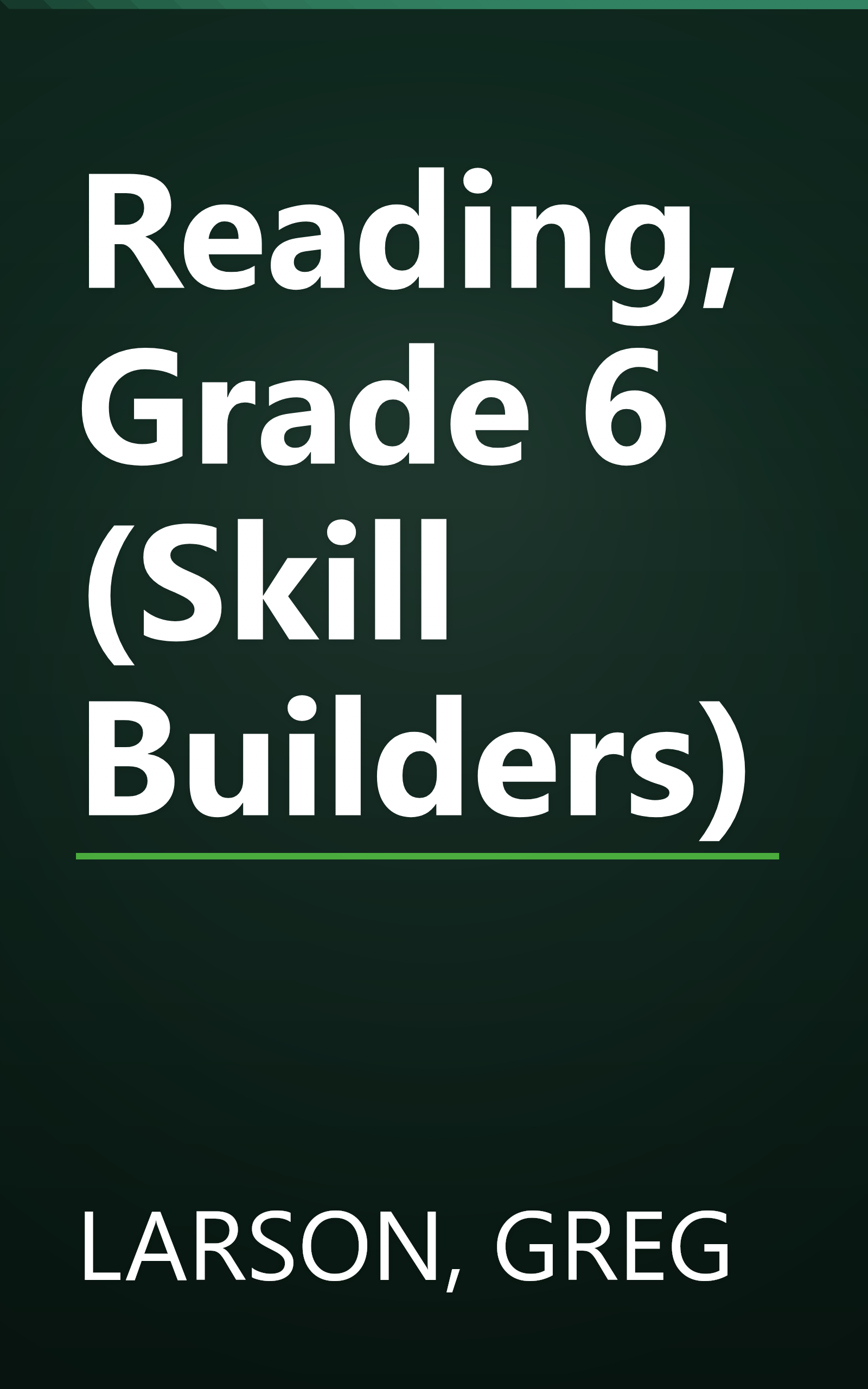 Reading, Grade 6 (Skill Builders) book cover