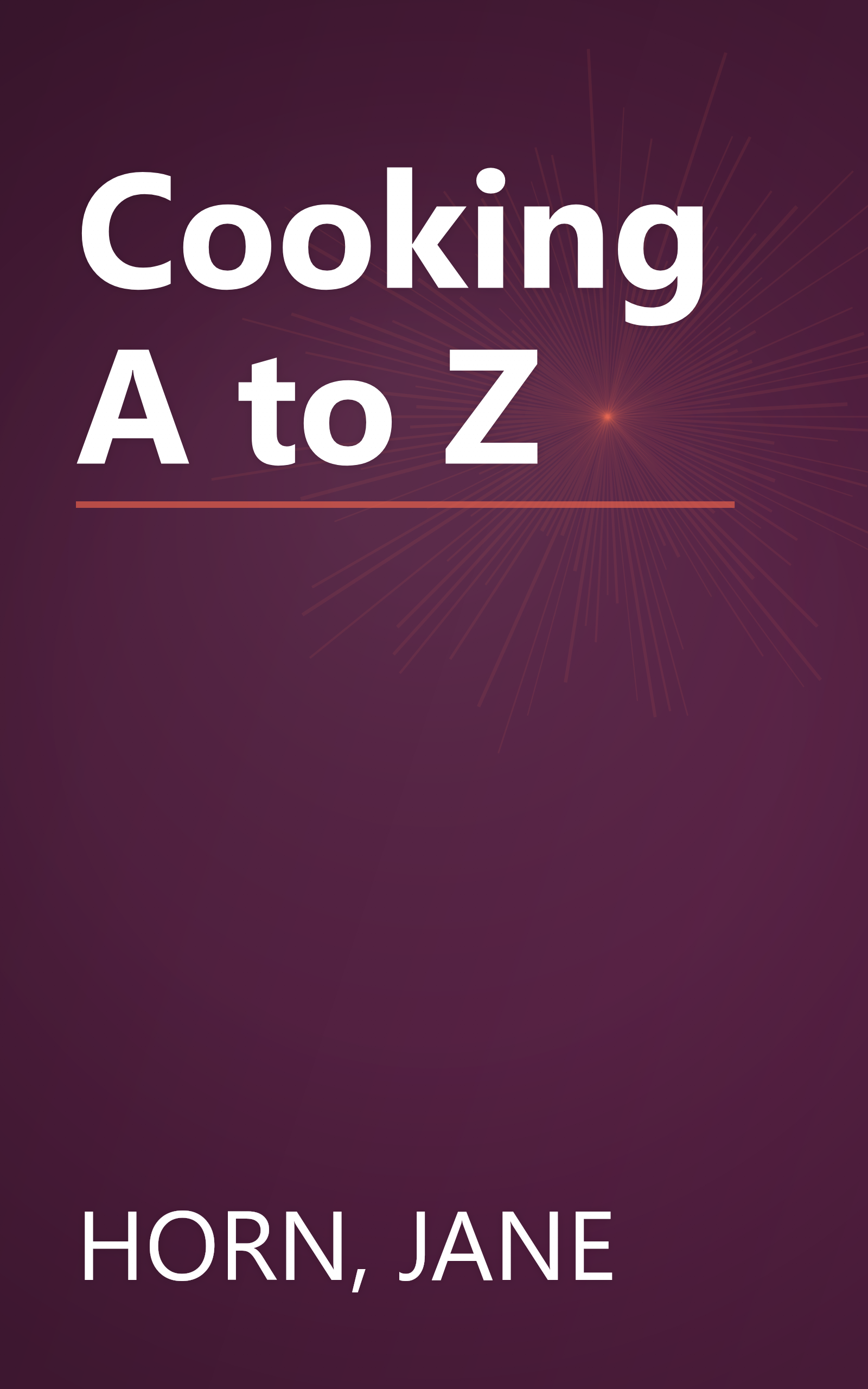 Cooking A to Z book cover