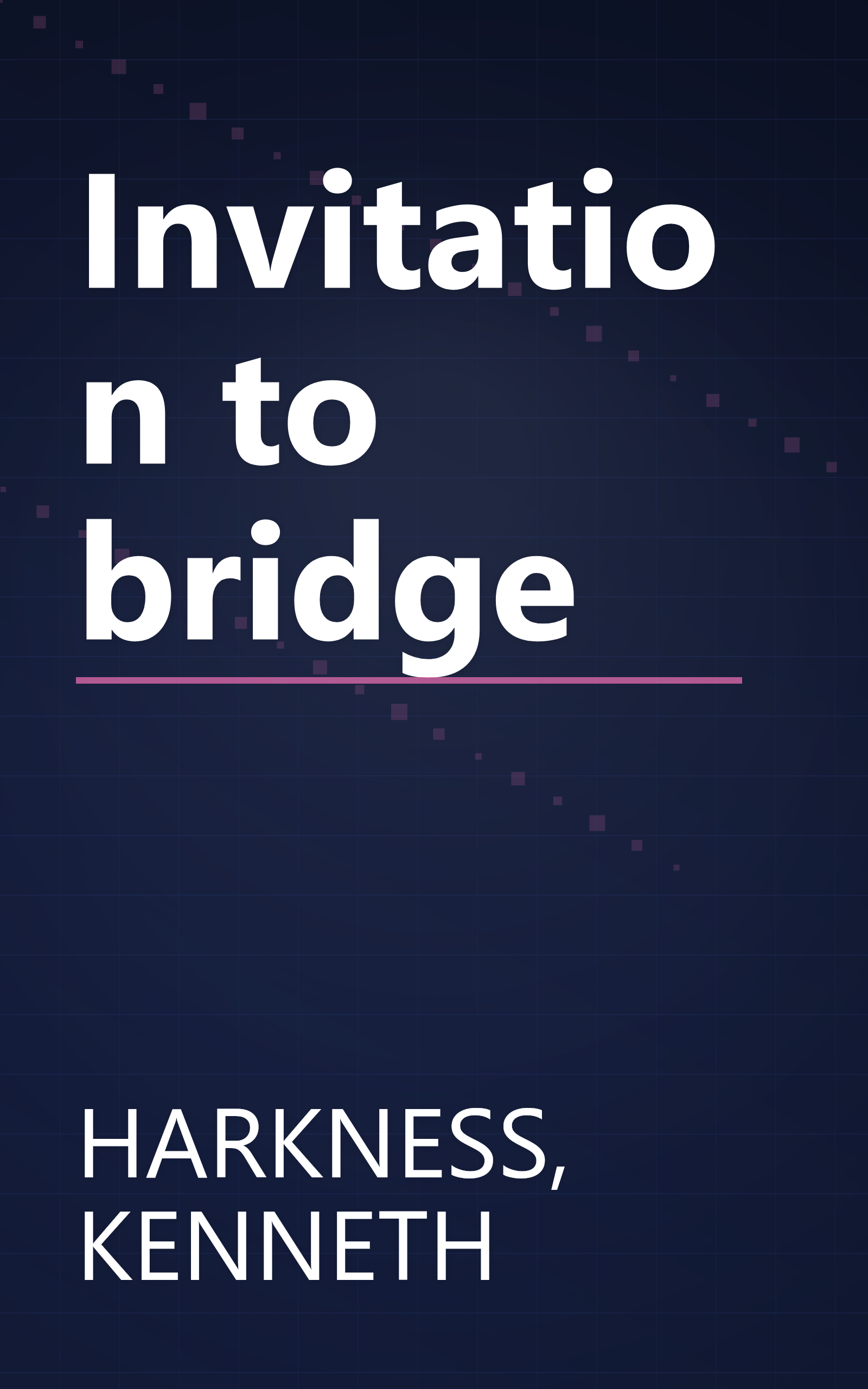 Invitation to bridge book cover