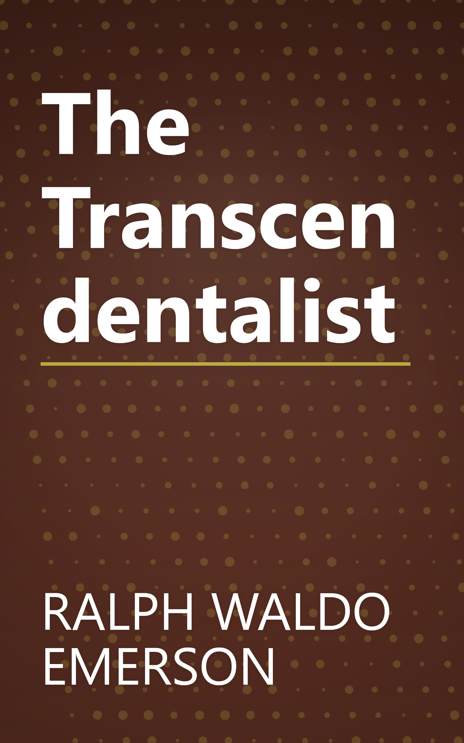 The Transcendentalist book cover