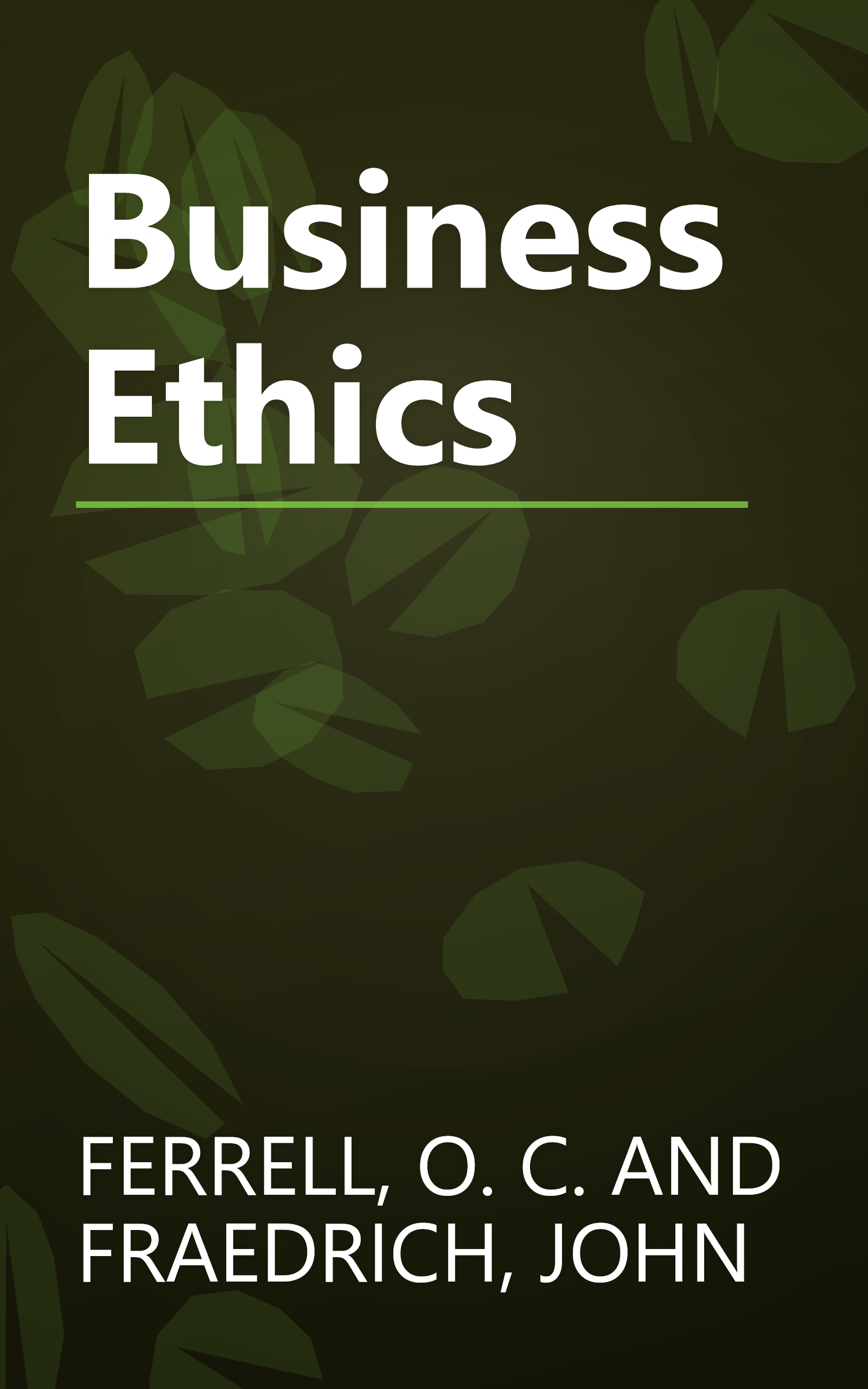 Business Ethics book cover