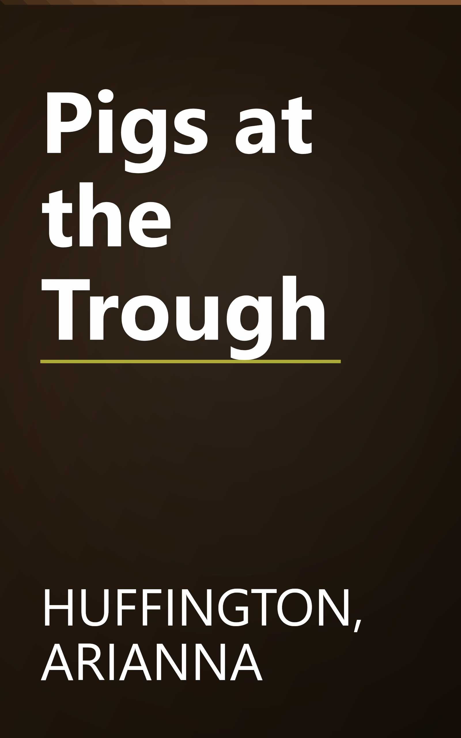 Pigs at the Trough book cover