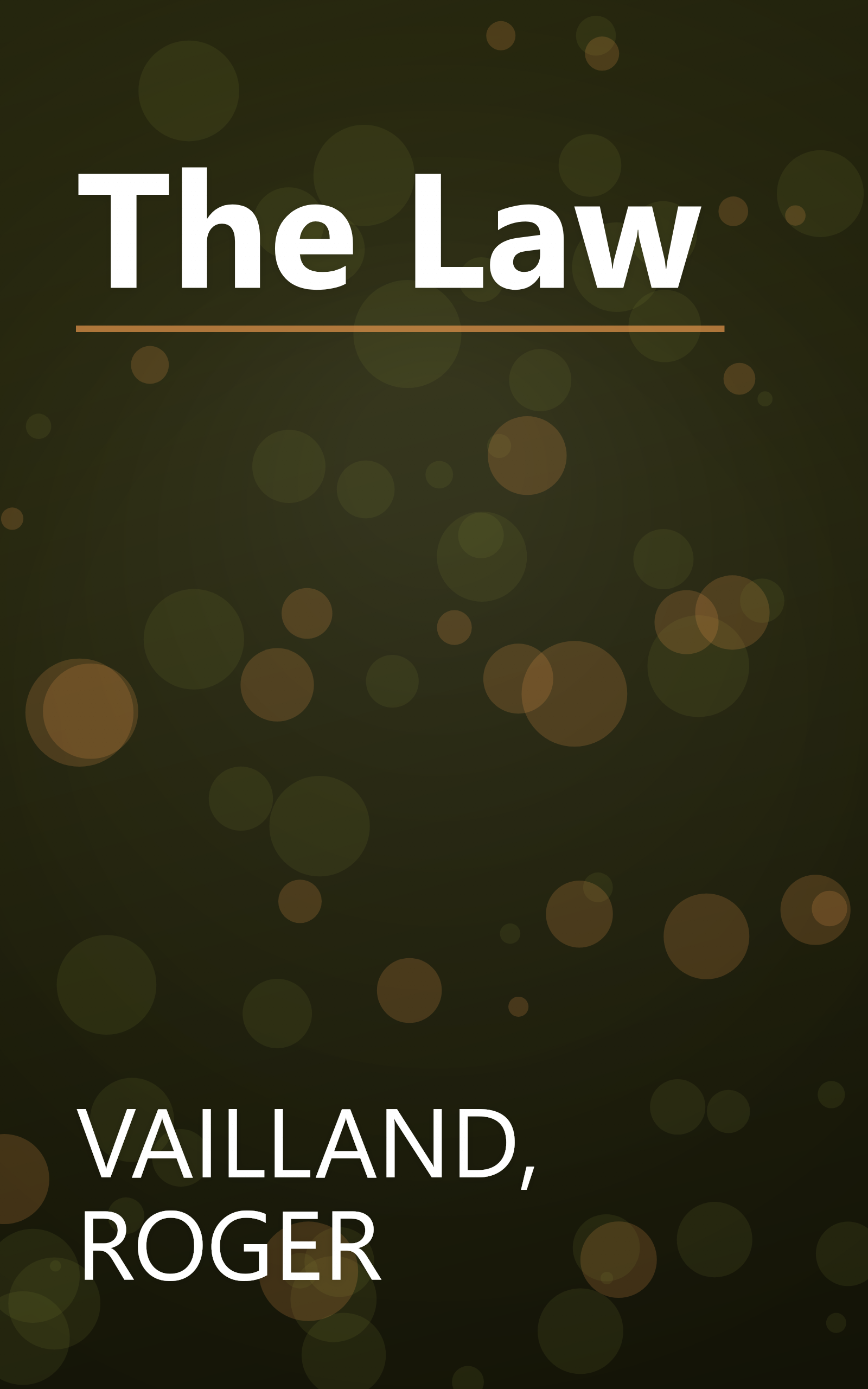 The Law book cover