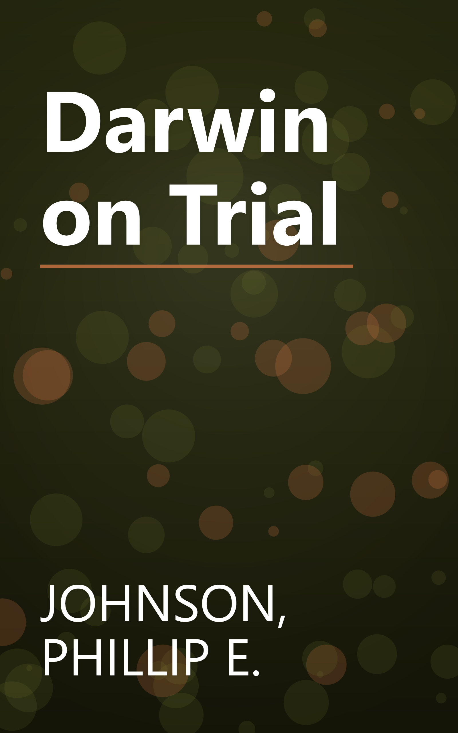 Darwin on Trial book cover