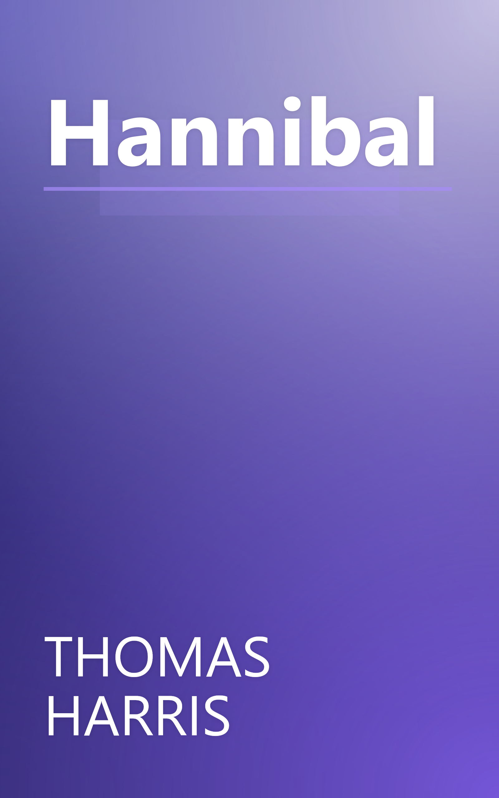 Hannibal book cover