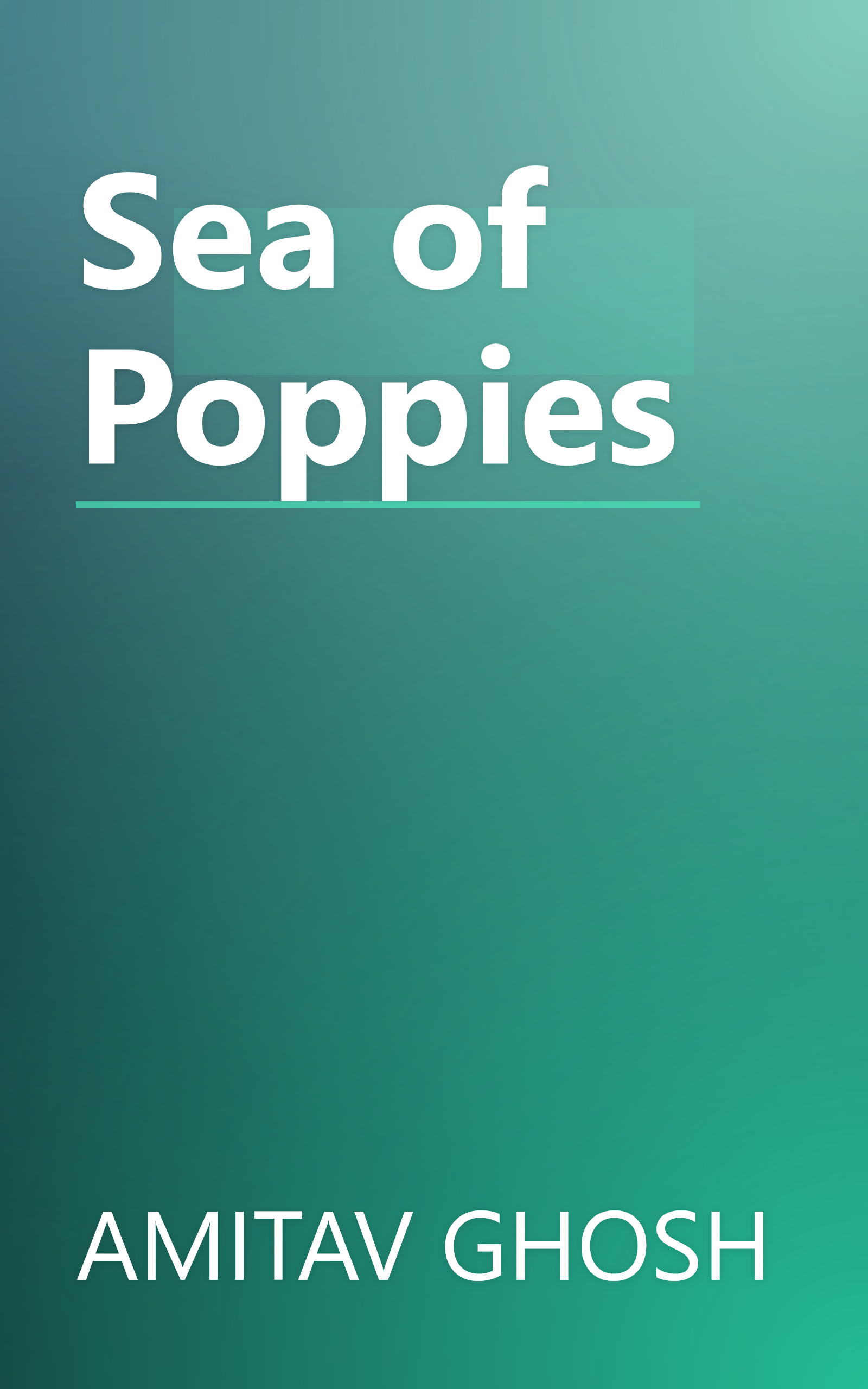 Sea of Poppies book cover