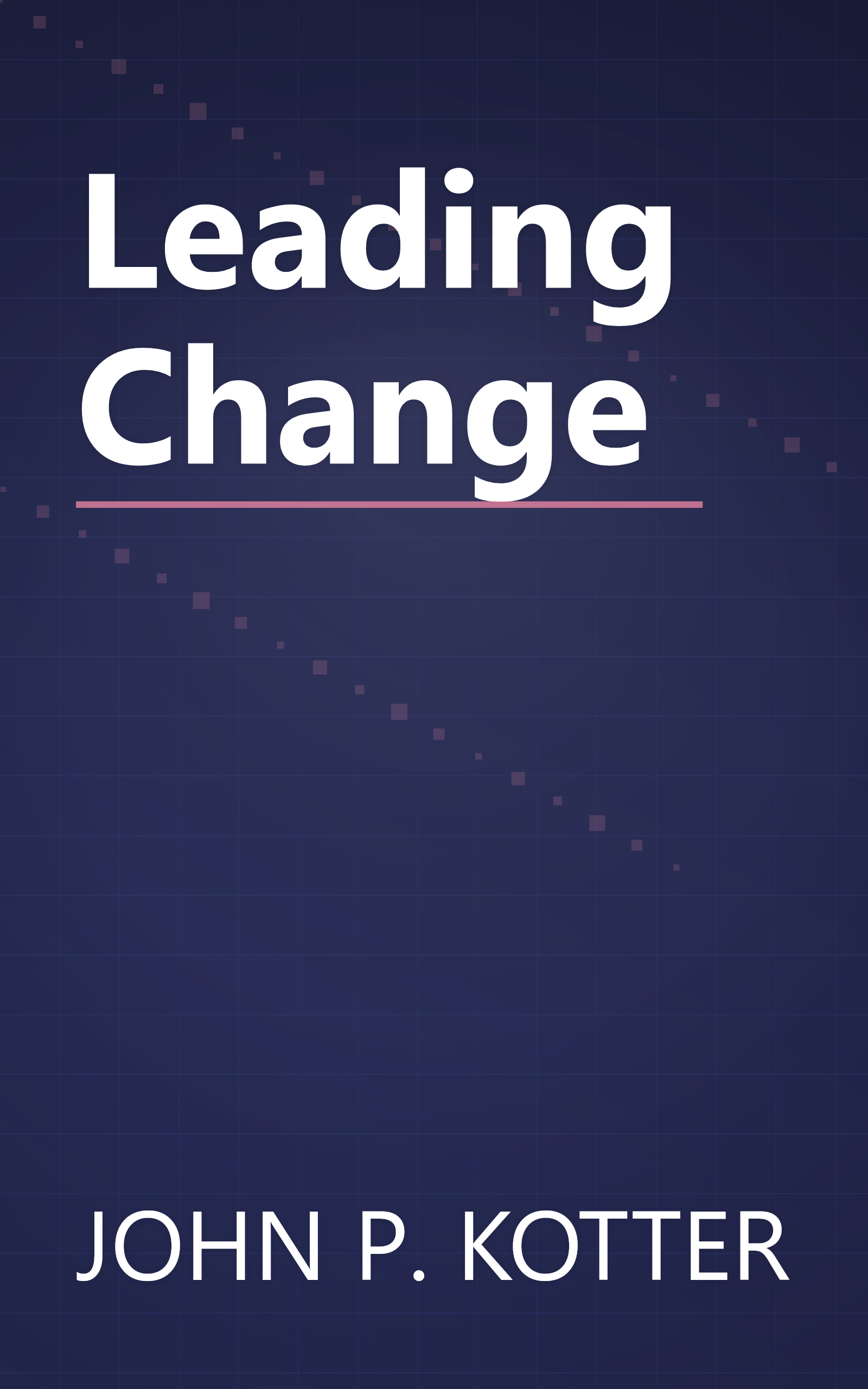 Leading Change book cover