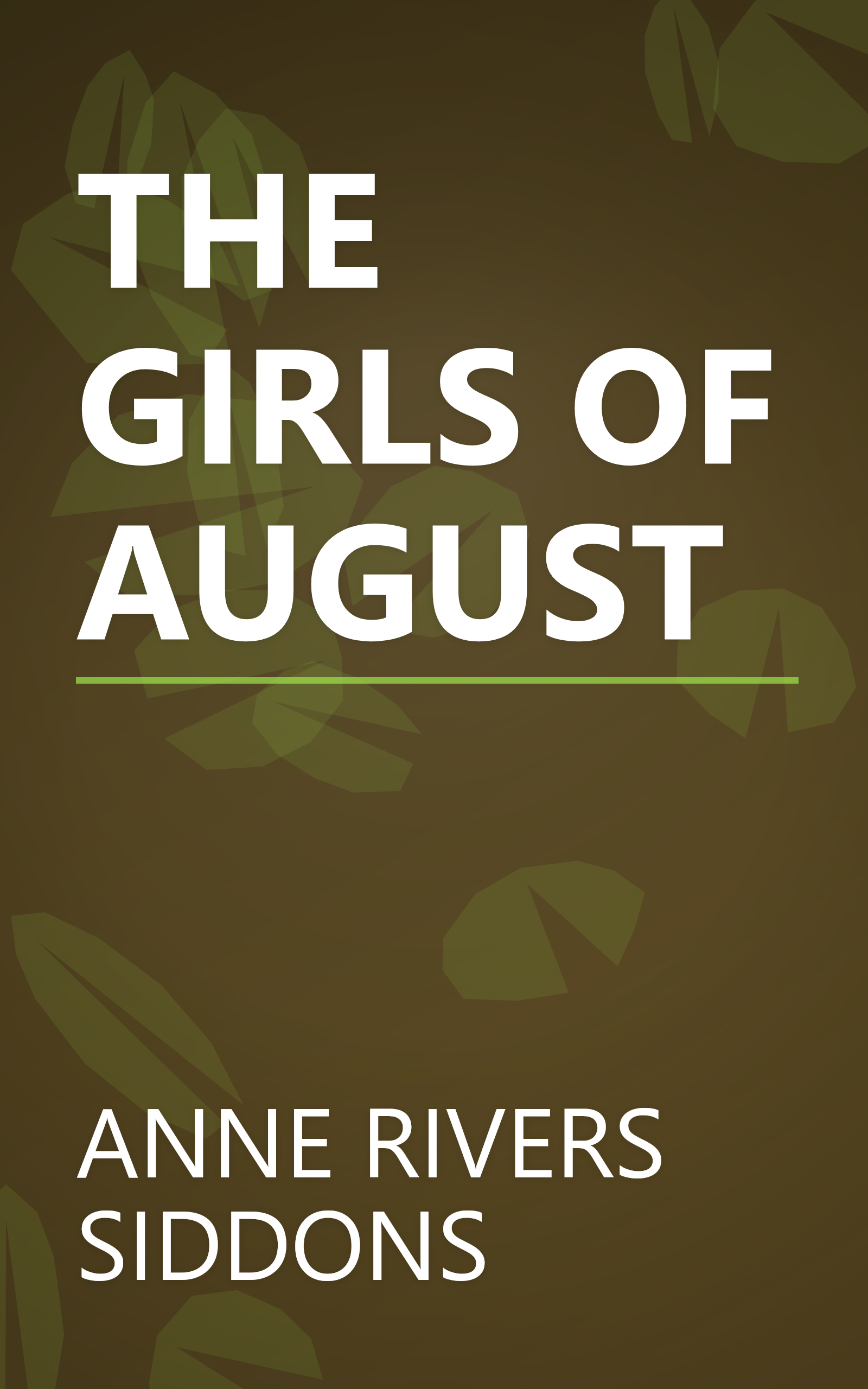 THE GIRLS OF AUGUST book cover