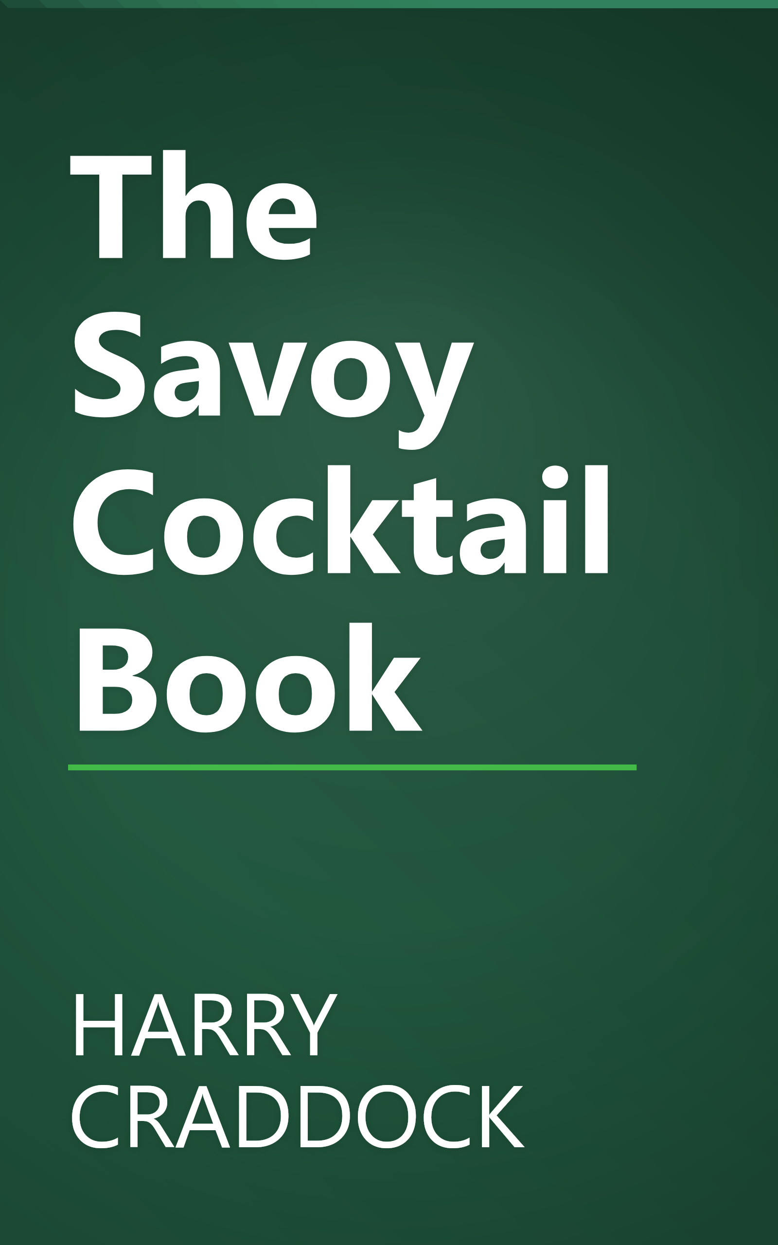 The Savoy Cocktail Book book cover