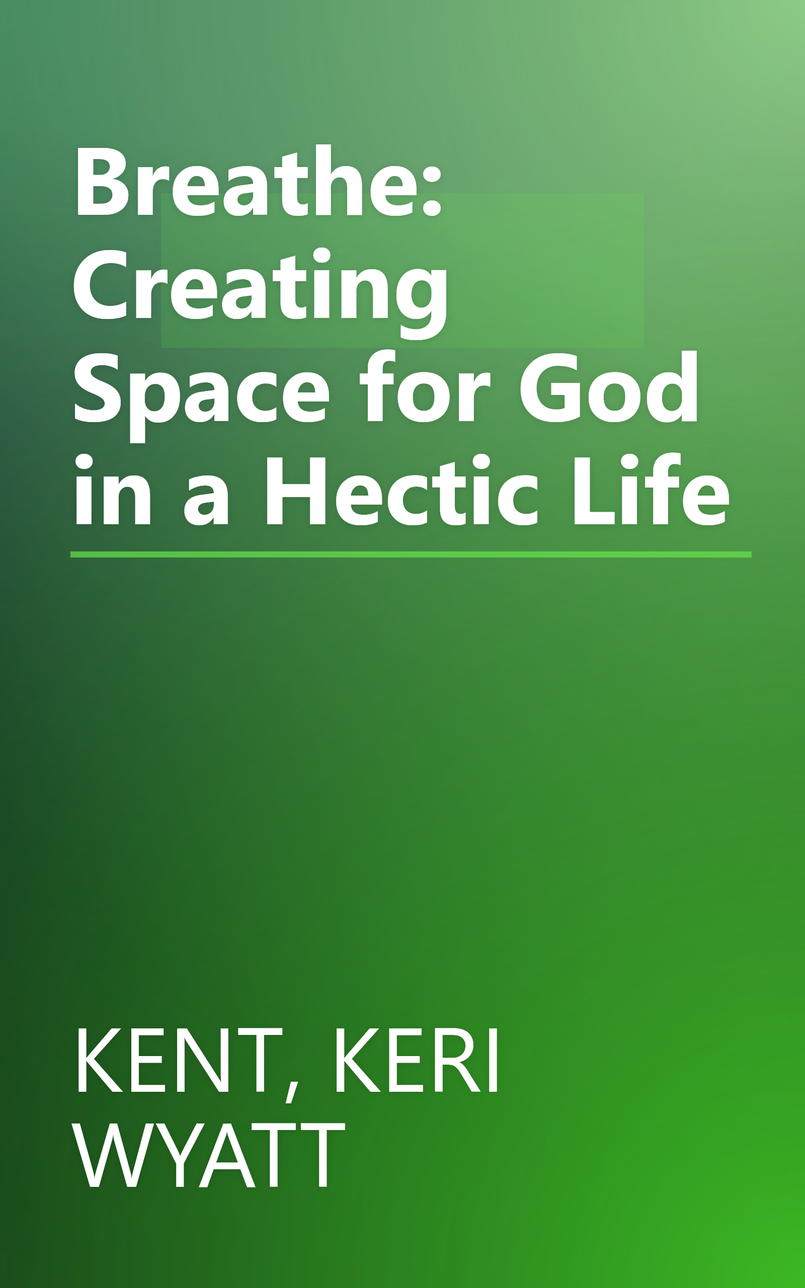 Breathe: Creating Space for God in a Hectic Life book cover