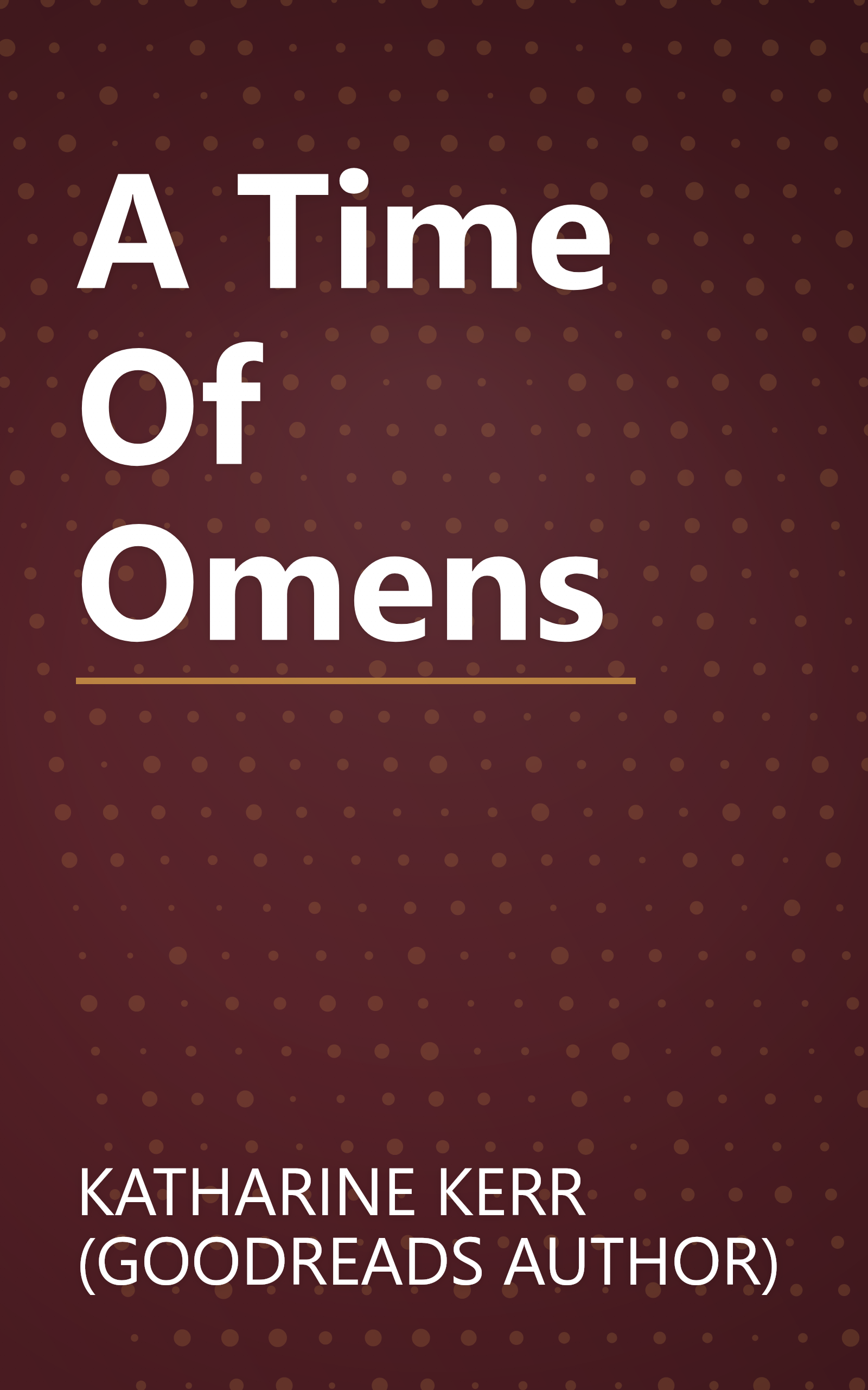 A Time Of Omens book cover