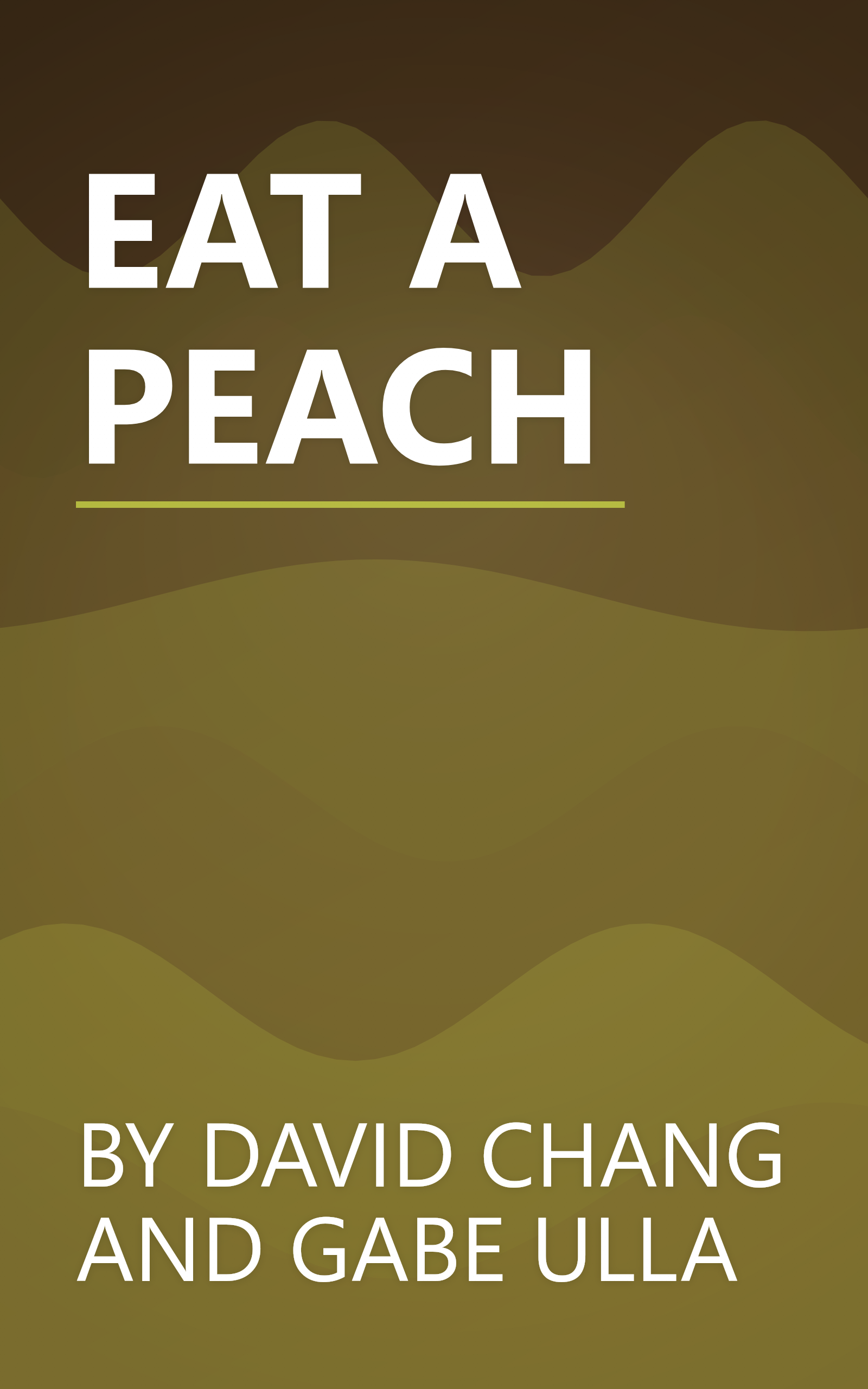 EAT A PEACH book cover