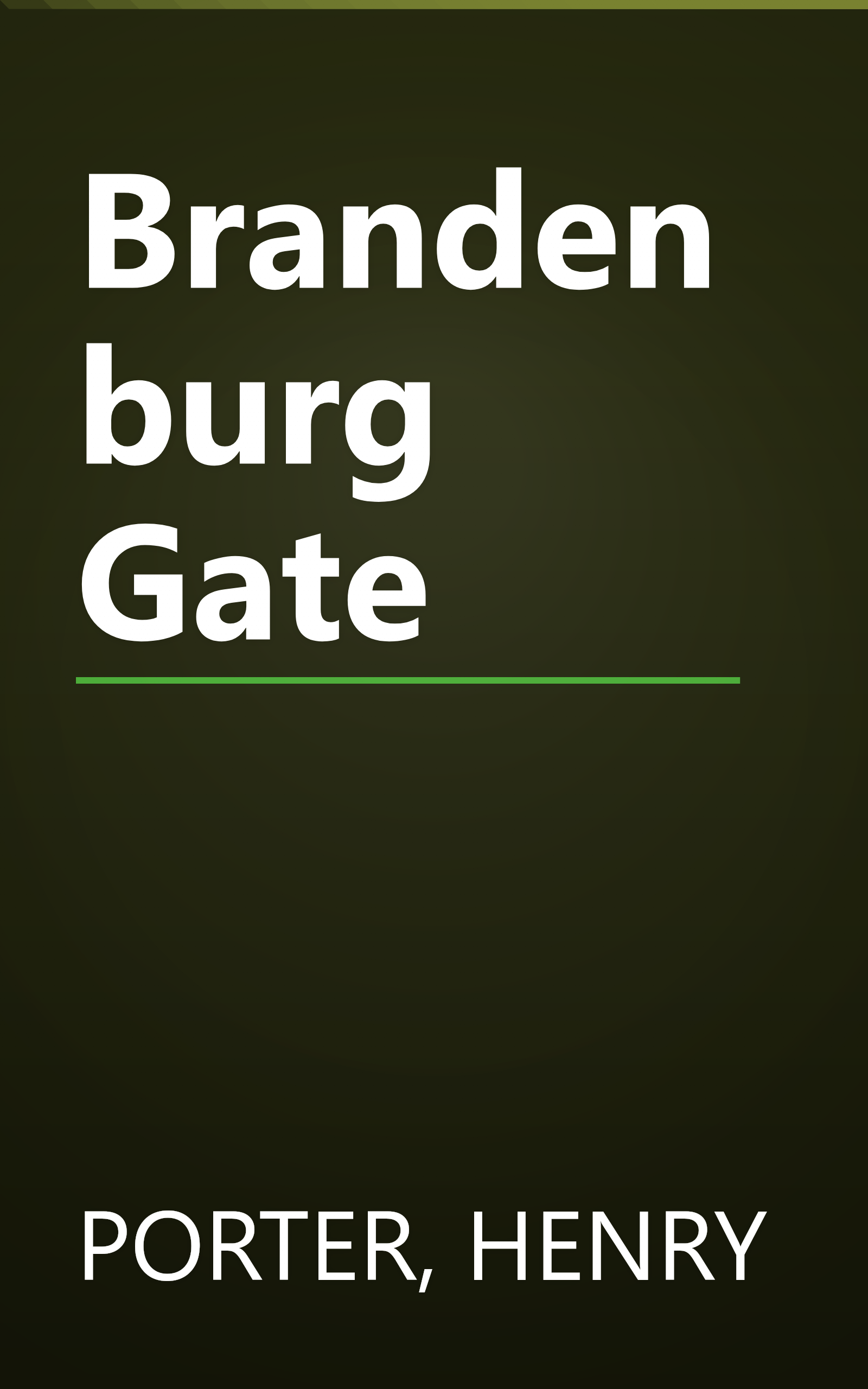 Brandenburg Gate book cover