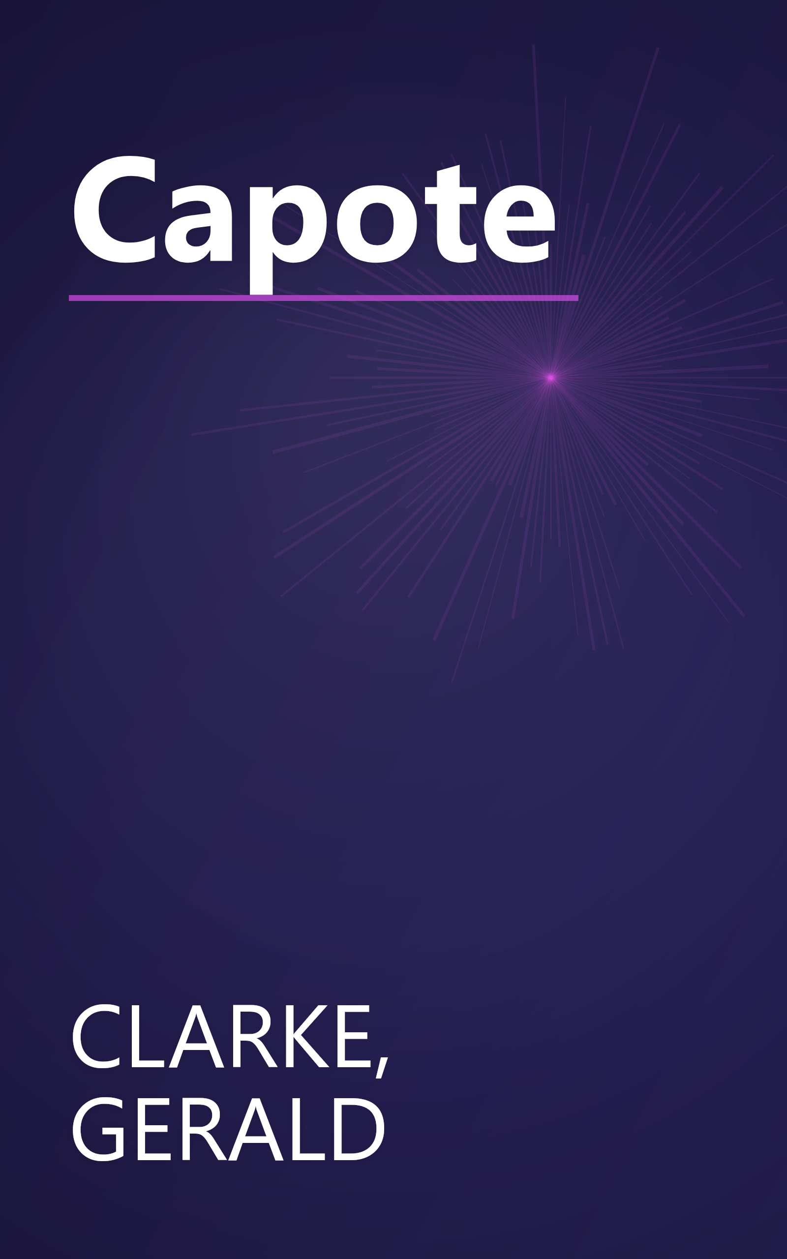 Capote book cover