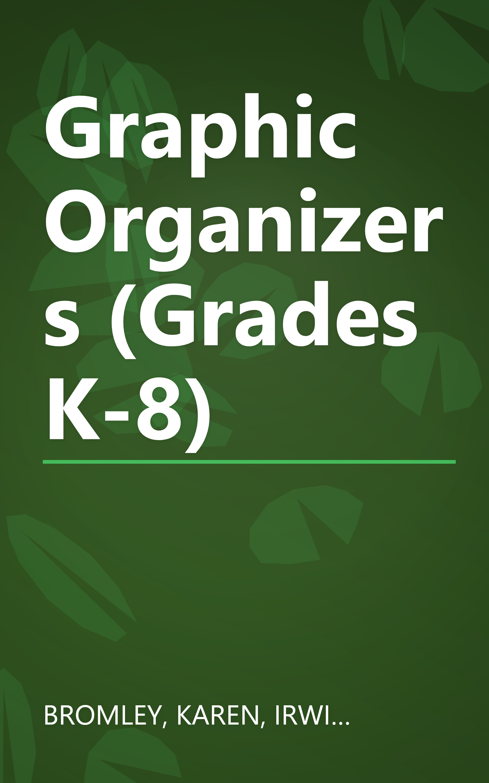 Graphic Organizers (Grades K-8) book cover