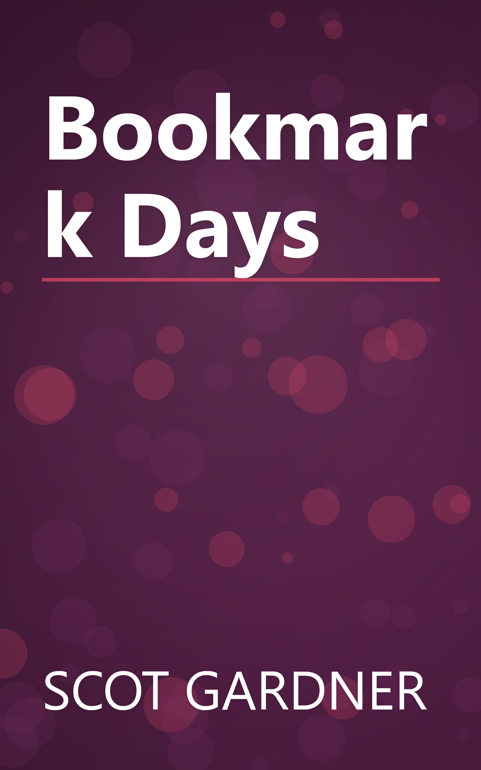 Bookmark Days book cover