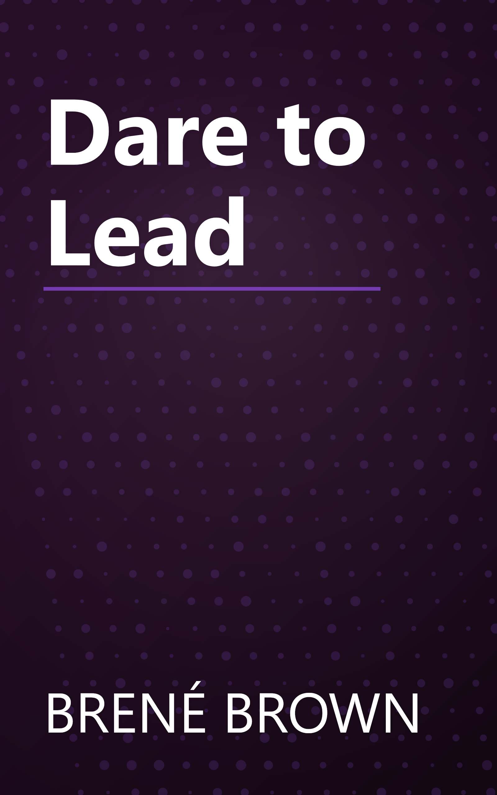 Dare to Lead book cover
