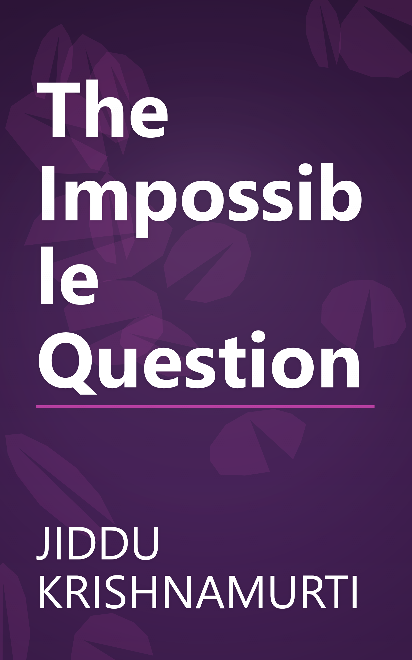 The Impossible Question book cover