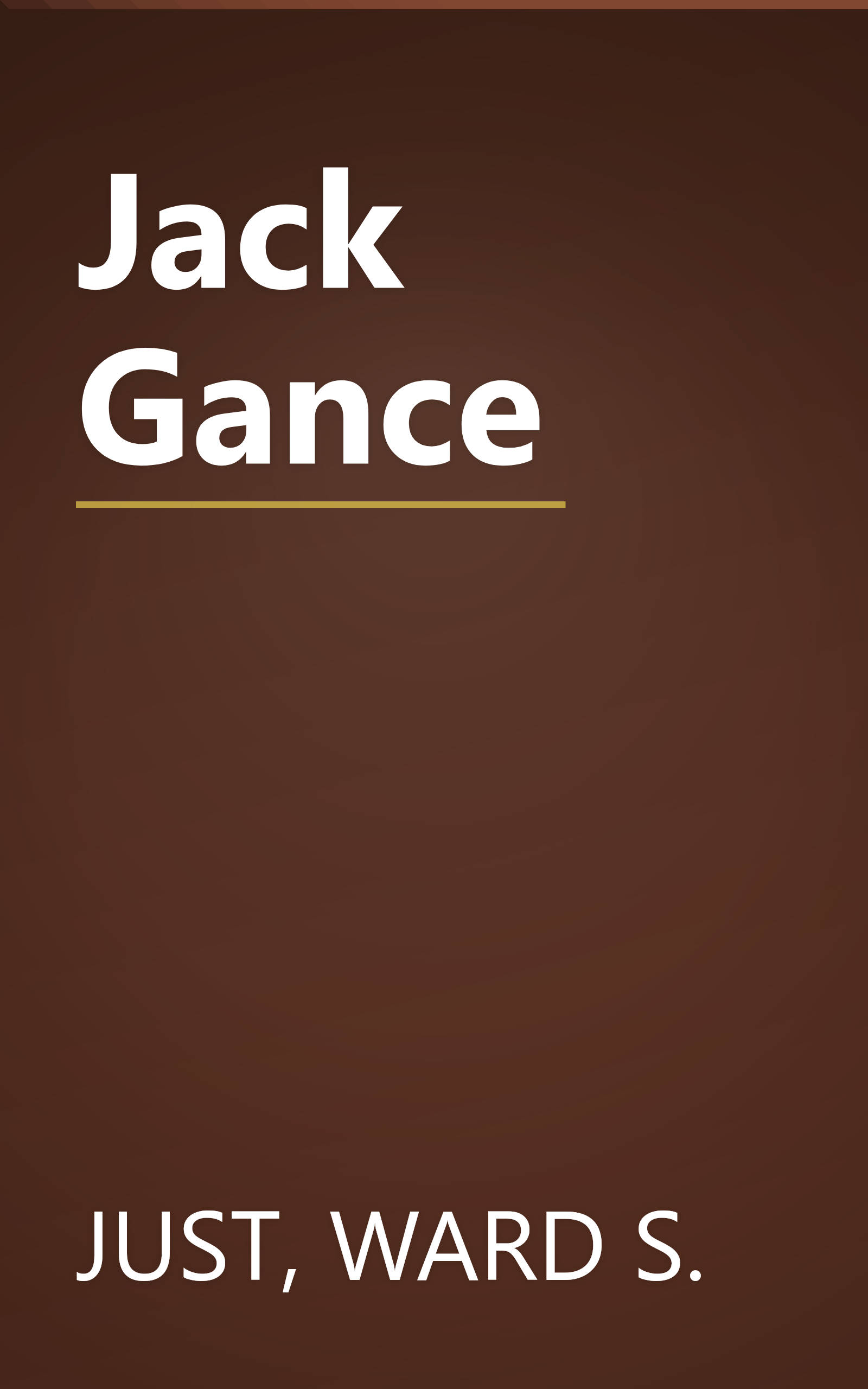 Jack Gance book cover