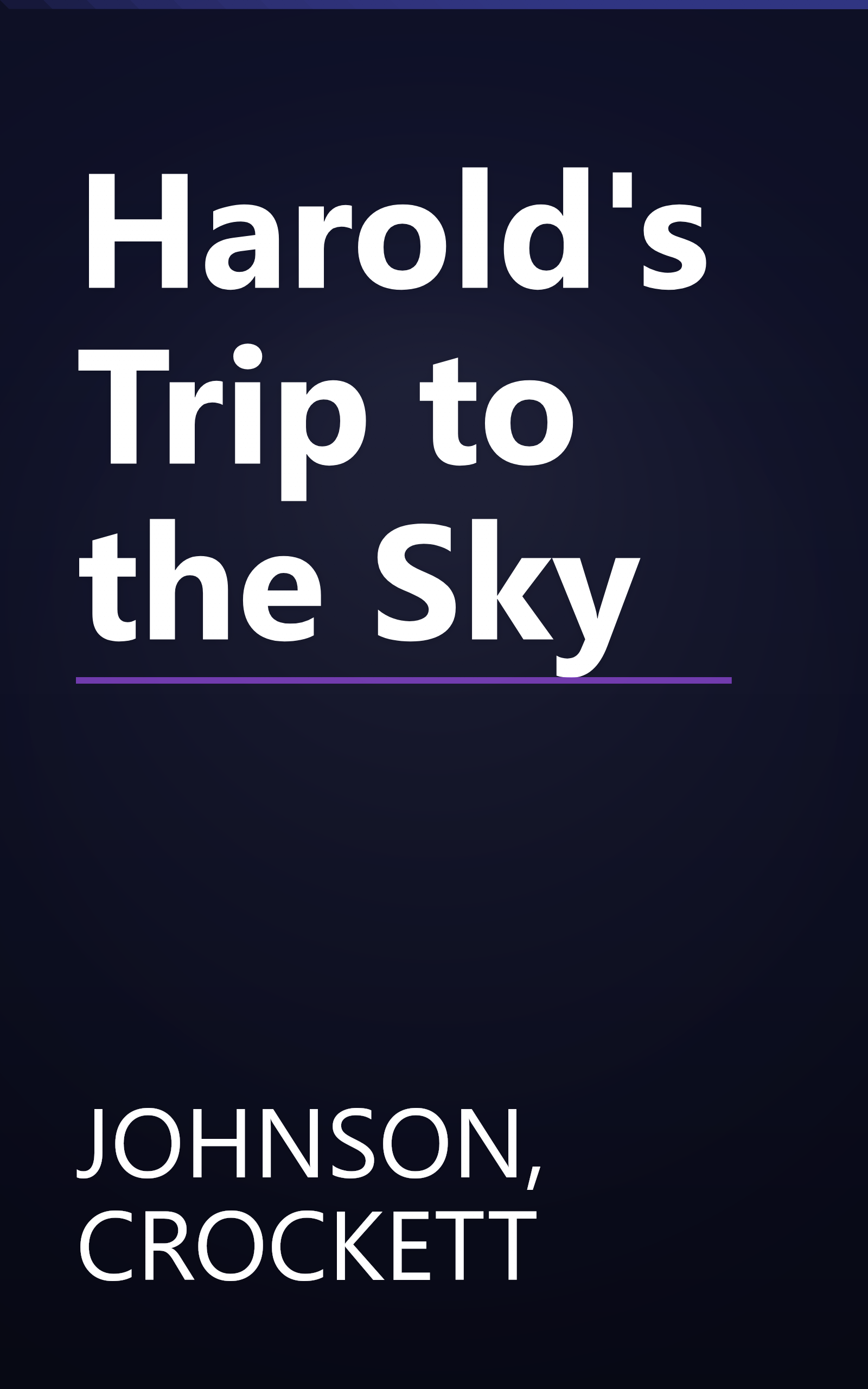 Harold's Trip to the Sky book cover