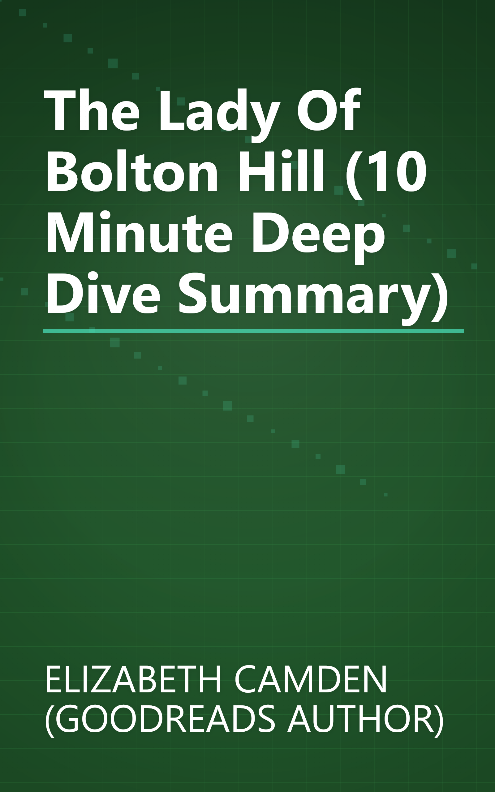 The Lady Of Bolton Hill (10 Minute   Deep Dive Summary) book cover