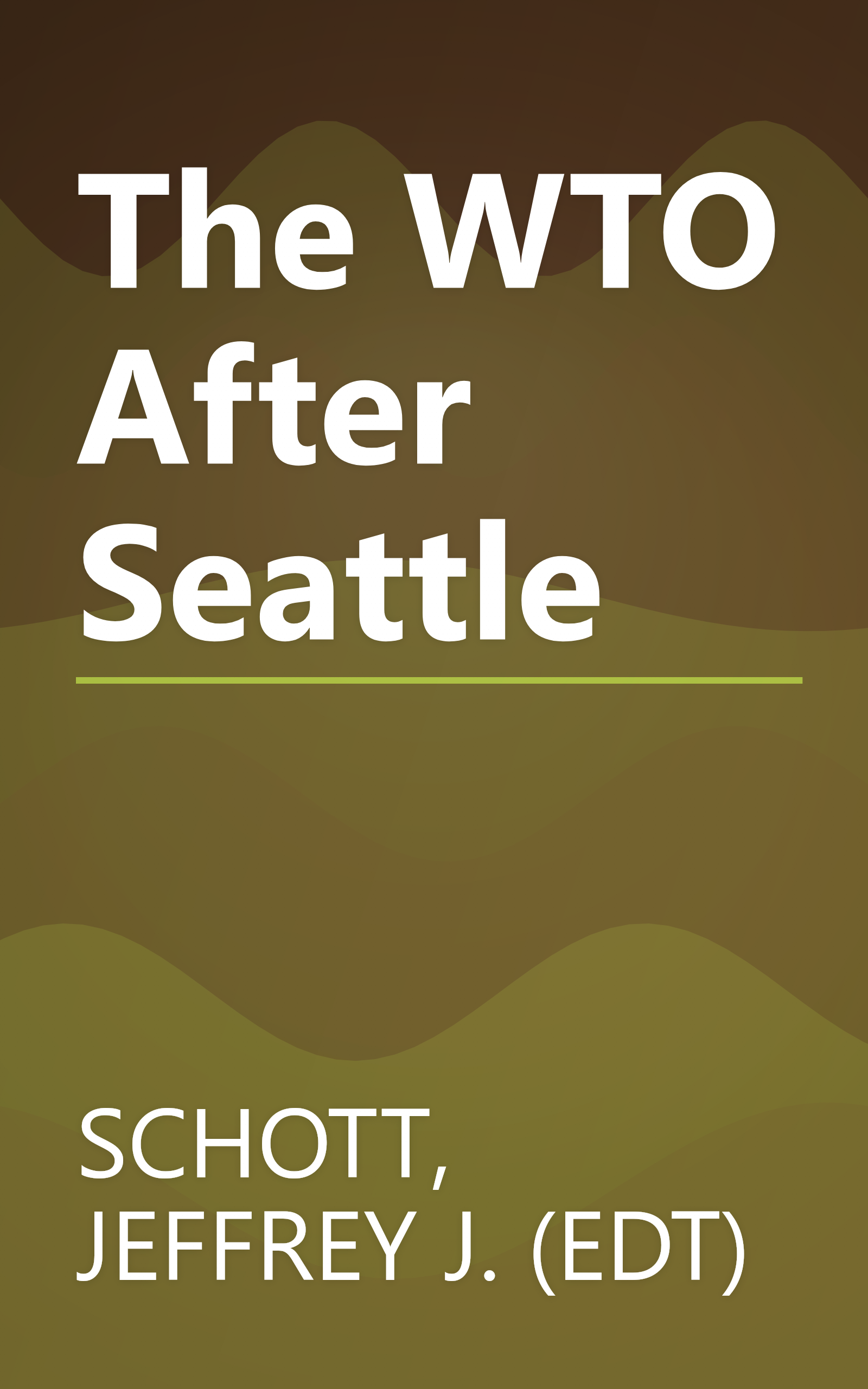 The WTO After Seattle book cover