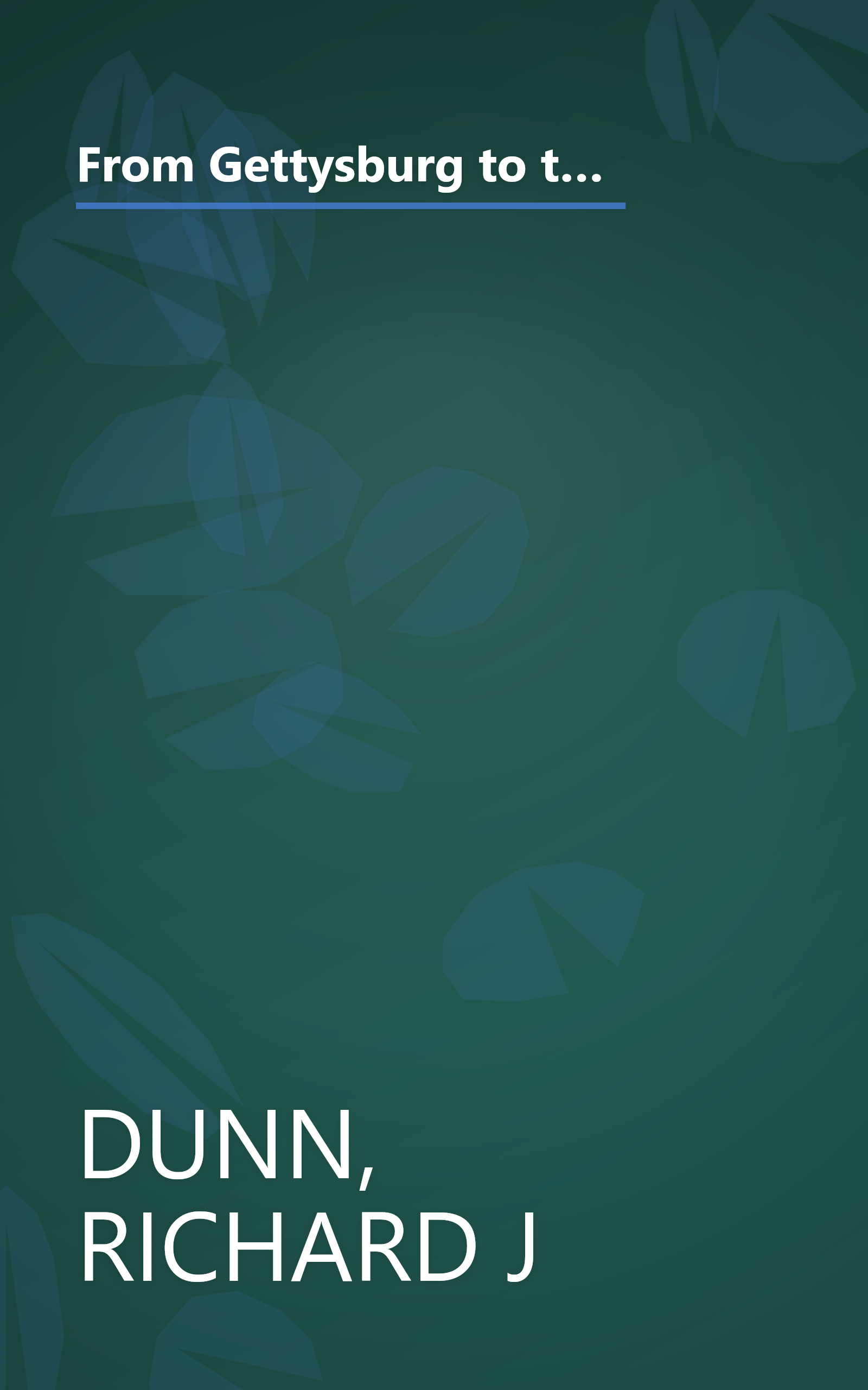 From Gettysburg to the Gulf and beyond: Coping with revolutionary technological changes in land warfare (McNair papers) book cover