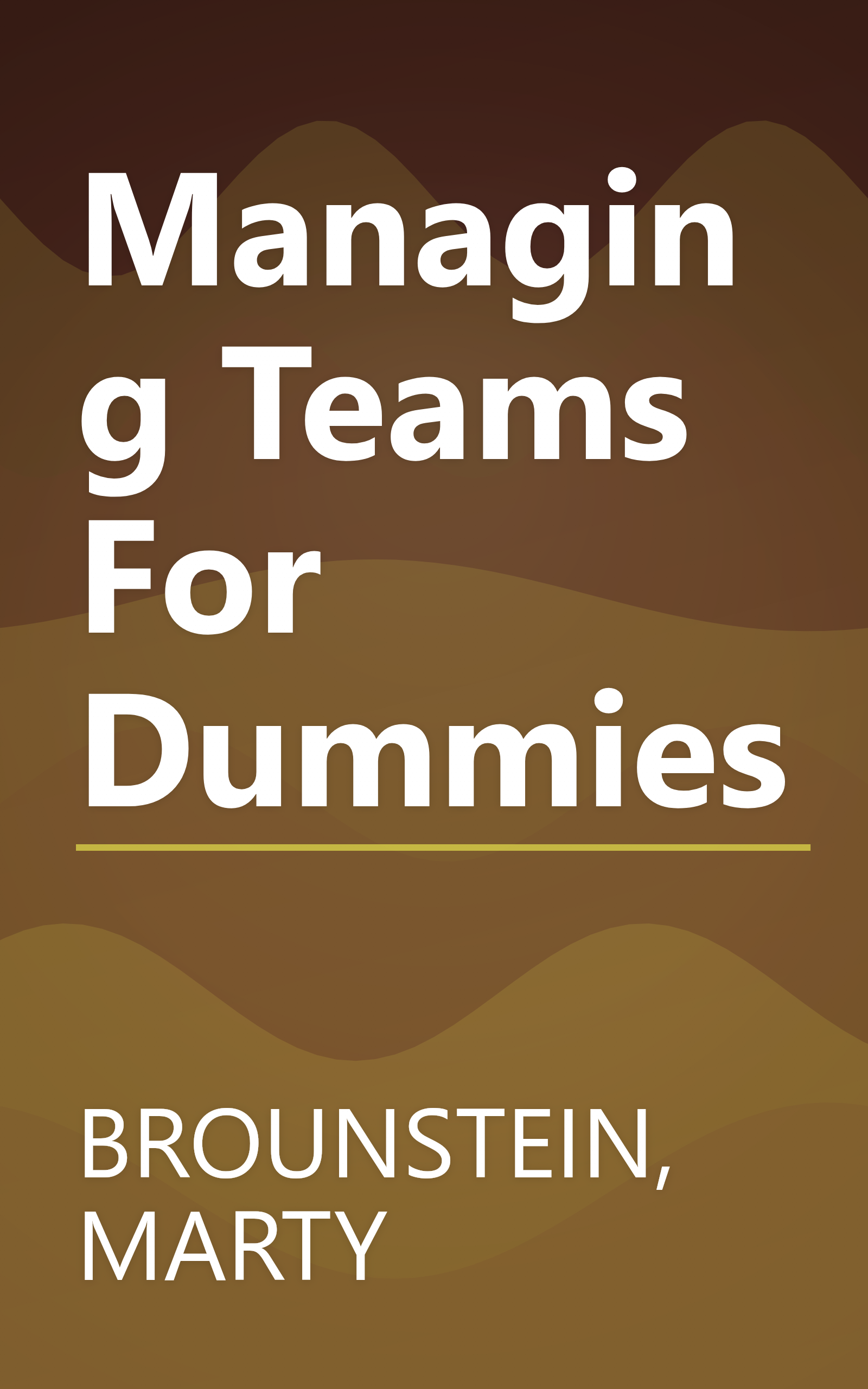 Managing Teams For Dummies book cover