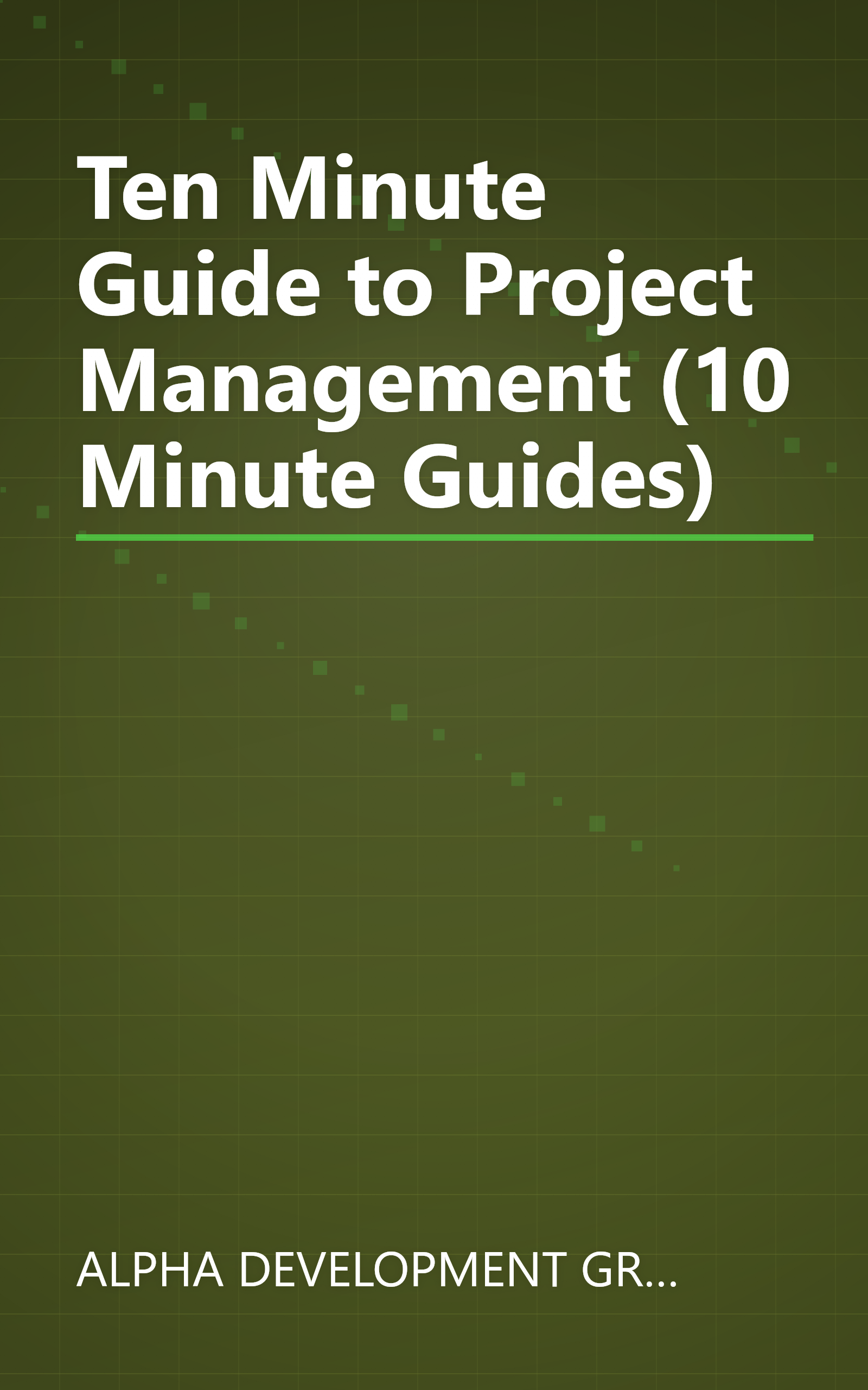 Ten Minute Guide to Project Management (10 Minute Guides) book cover