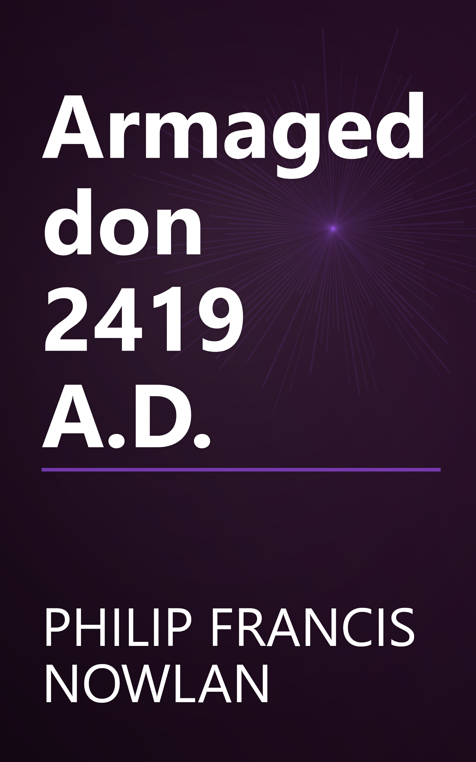 Armageddon 2419 A.D. book cover