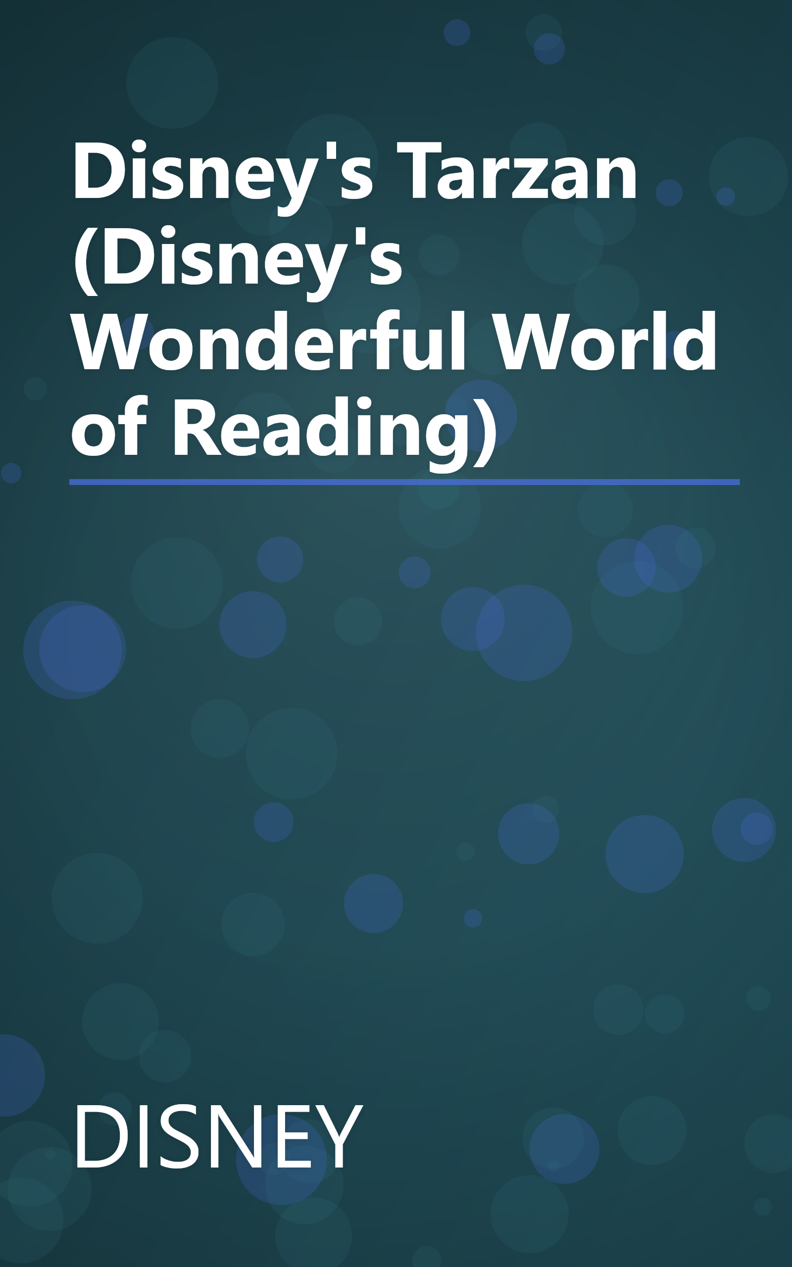 Disney's Tarzan (Disney's Wonderful World of Reading) book cover