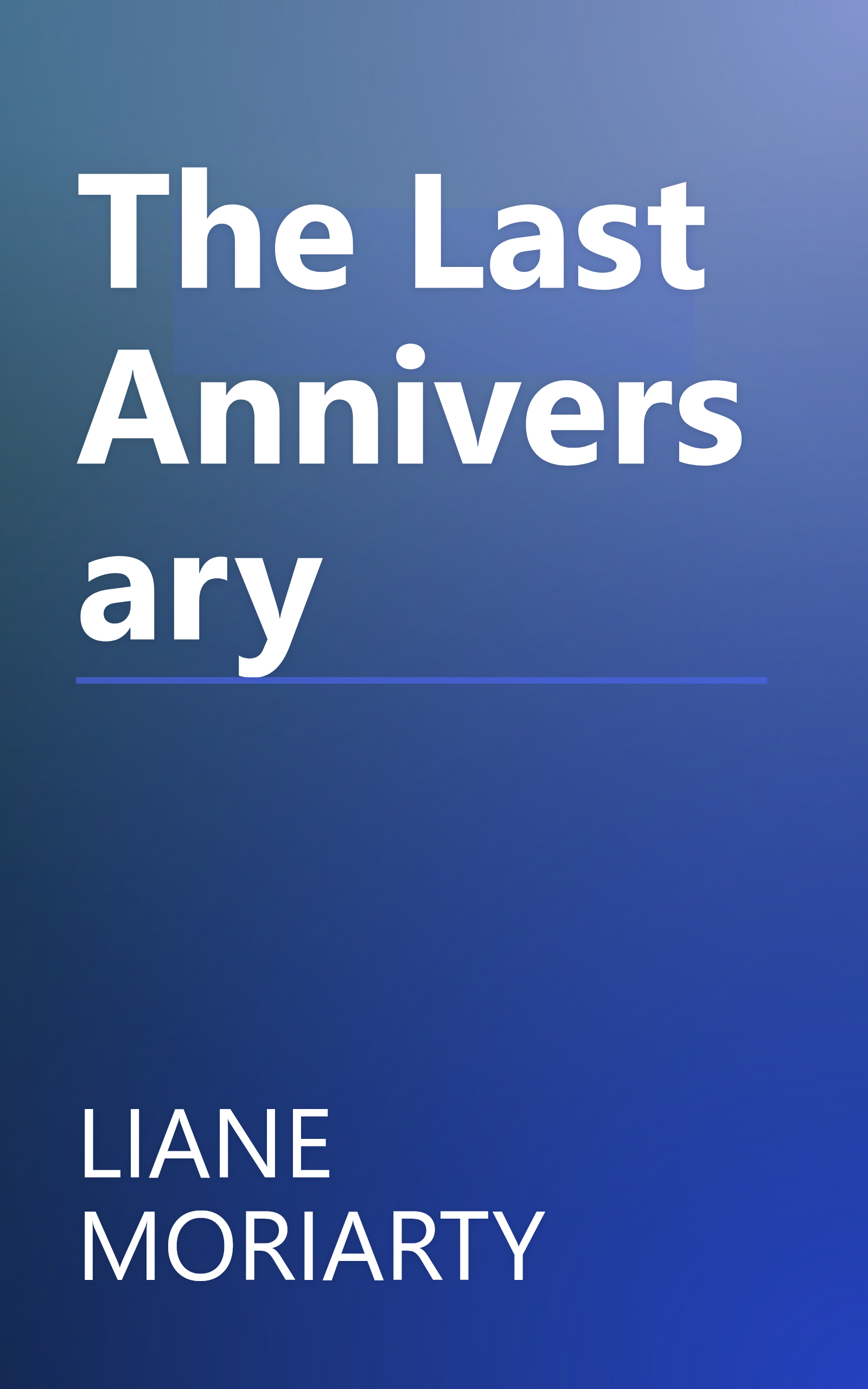The Last Anniversary book cover