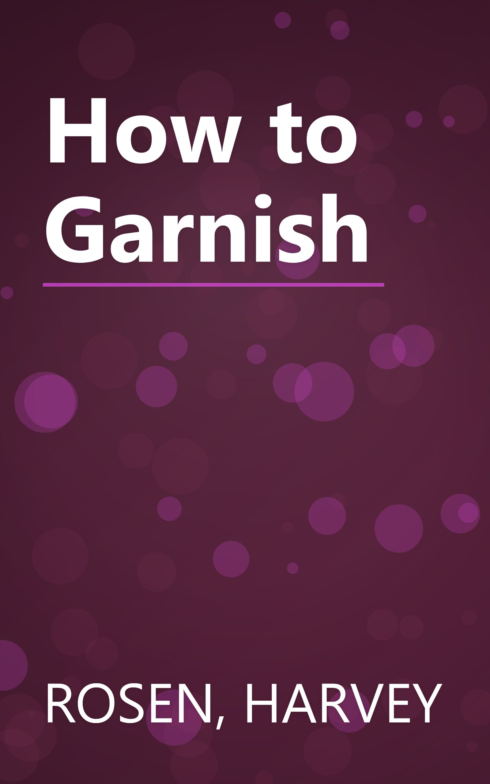 How to Garnish book cover