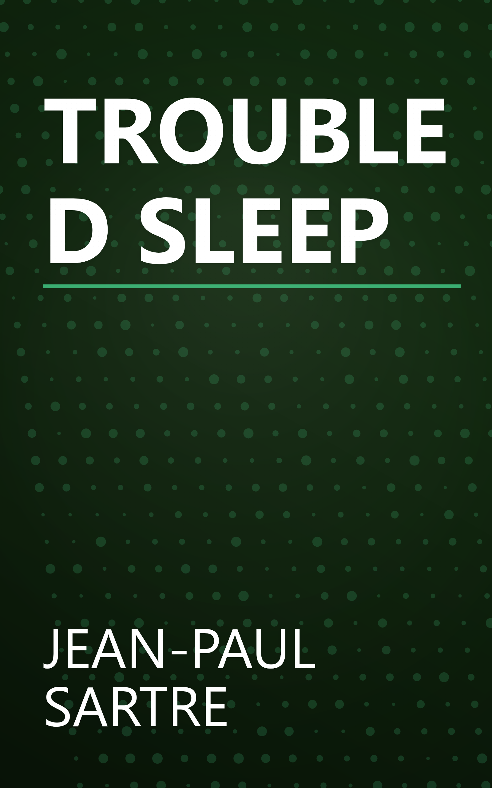 TROUBLED SLEEP book cover