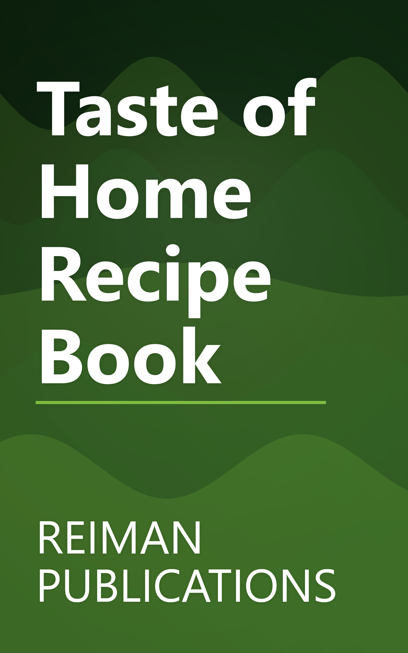 Taste of Home Recipe Book book cover