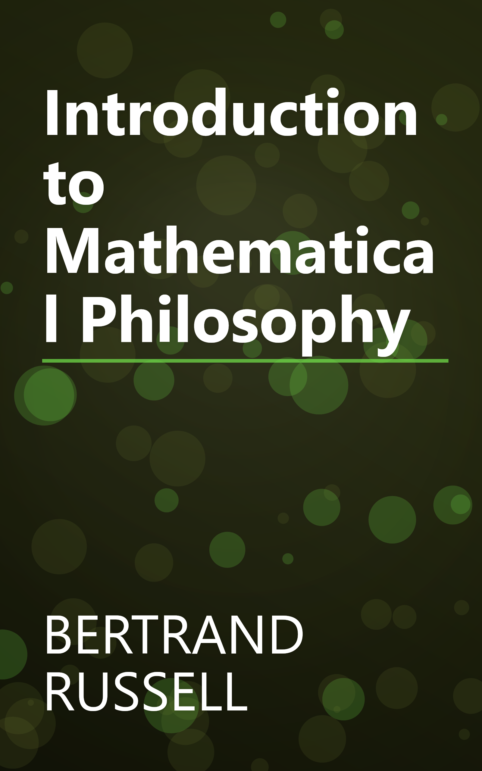 Introduction to Mathematical Philosophy book cover