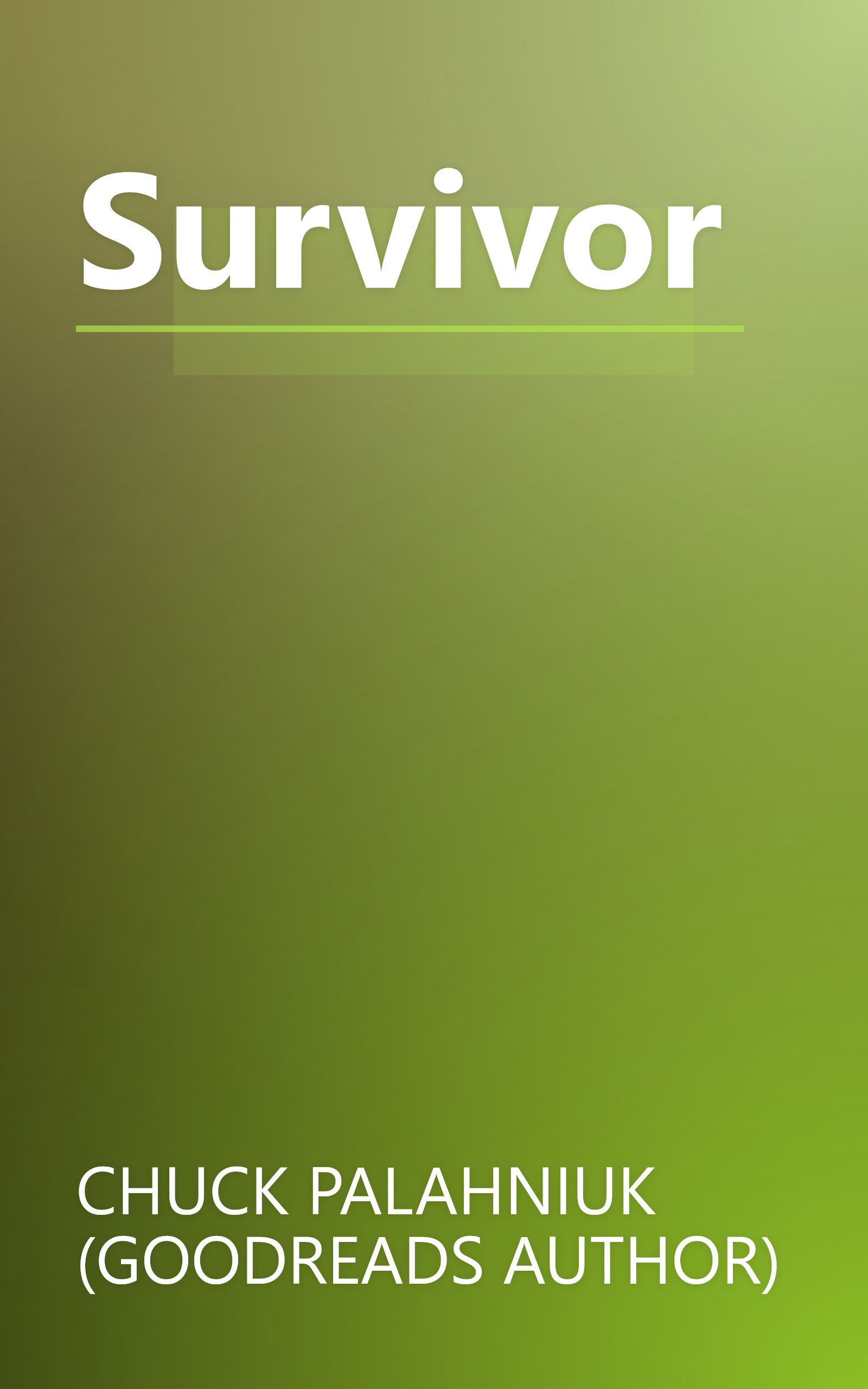 Survivor book cover