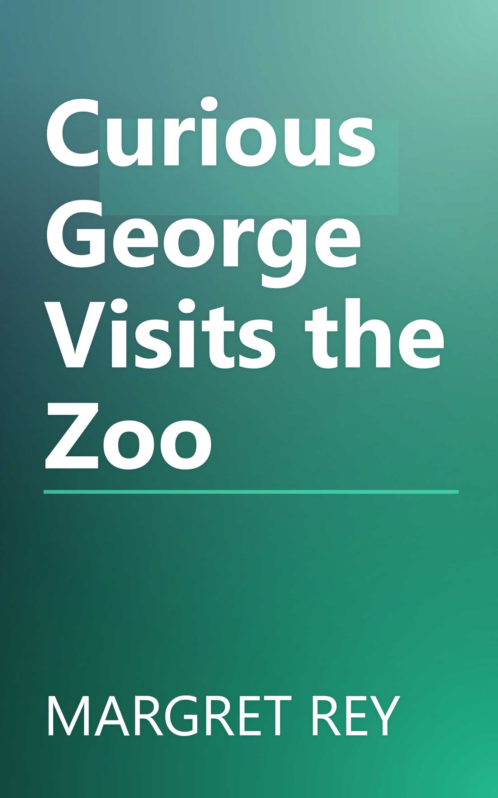 Curious George Visits the Zoo book cover