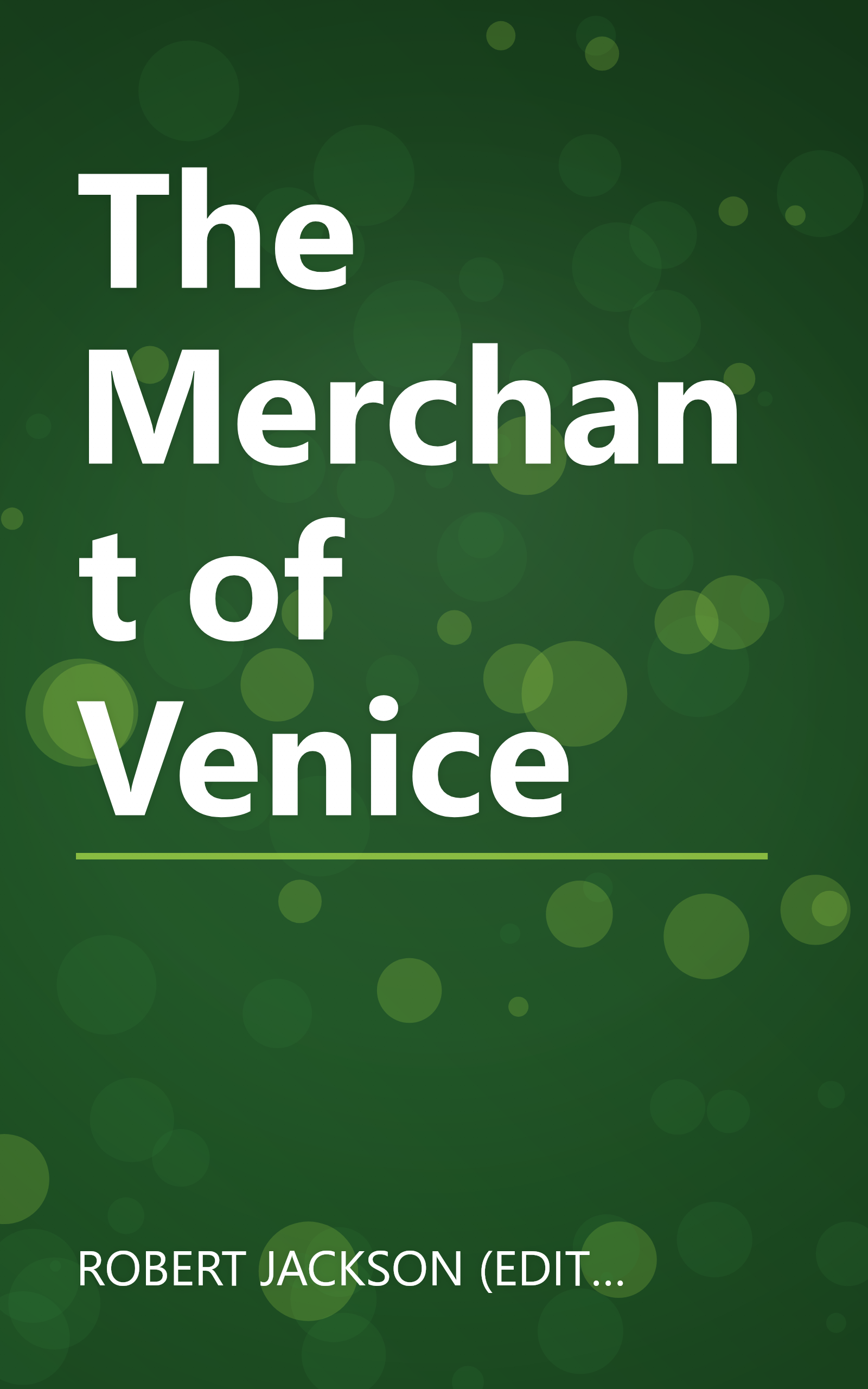 The Merchant of Venice book cover
