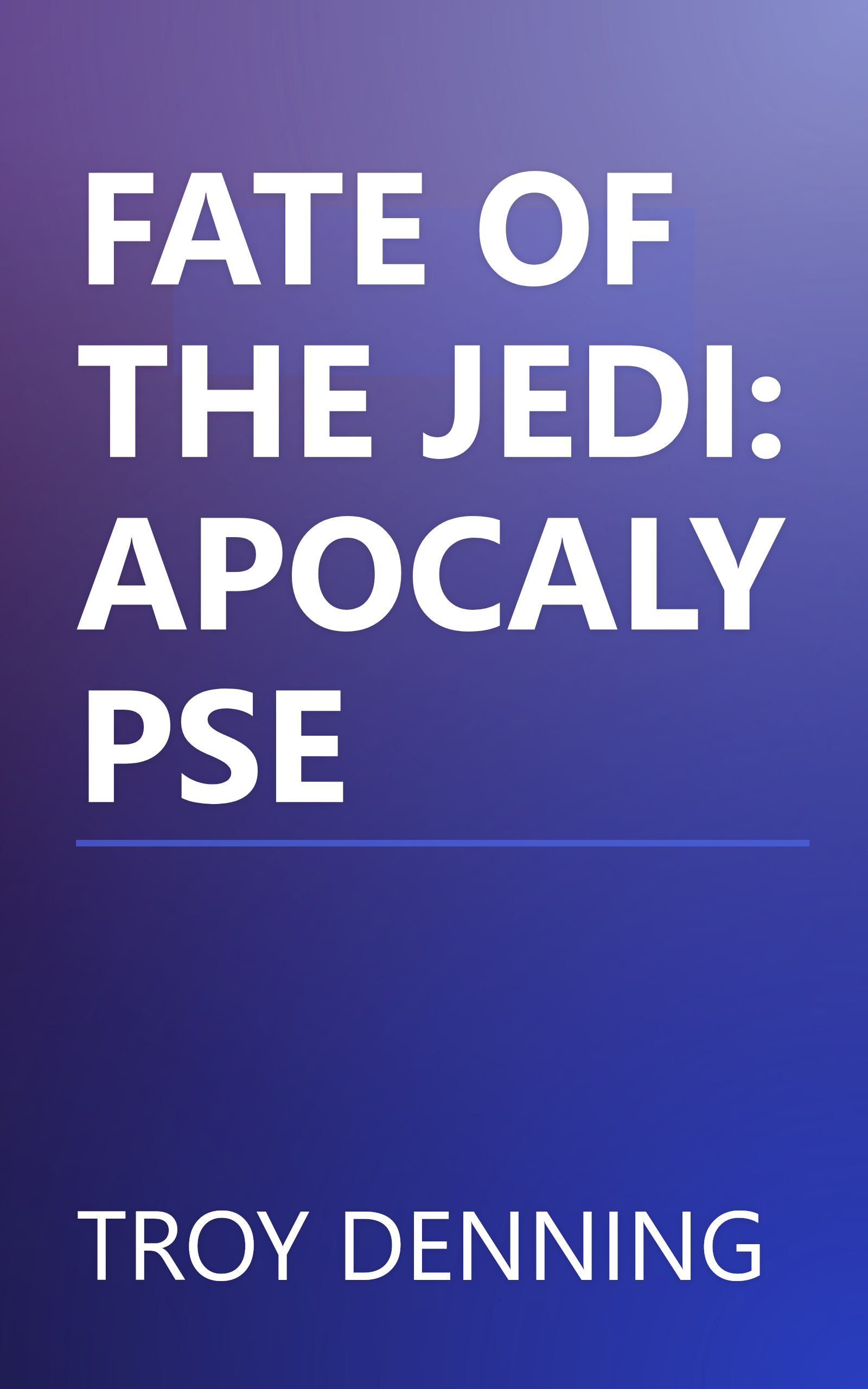 FATE OF THE JEDI: APOCALYPSE book cover