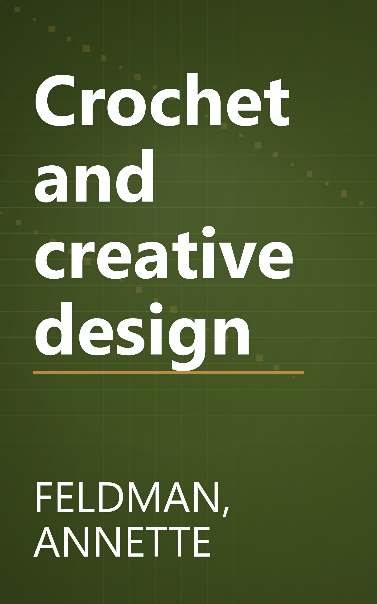 Crochet and creative design book cover