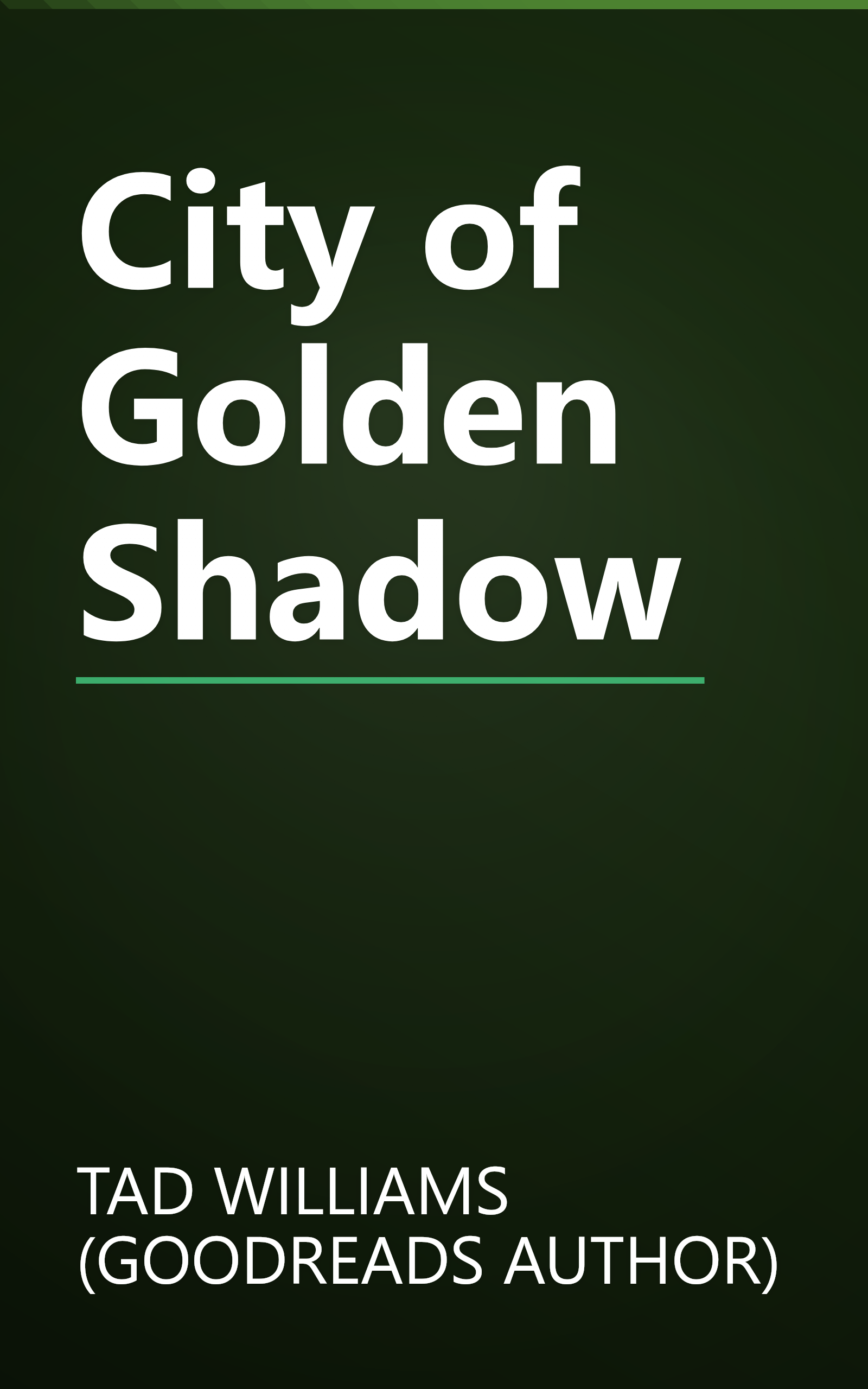 City of Golden Shadow book cover