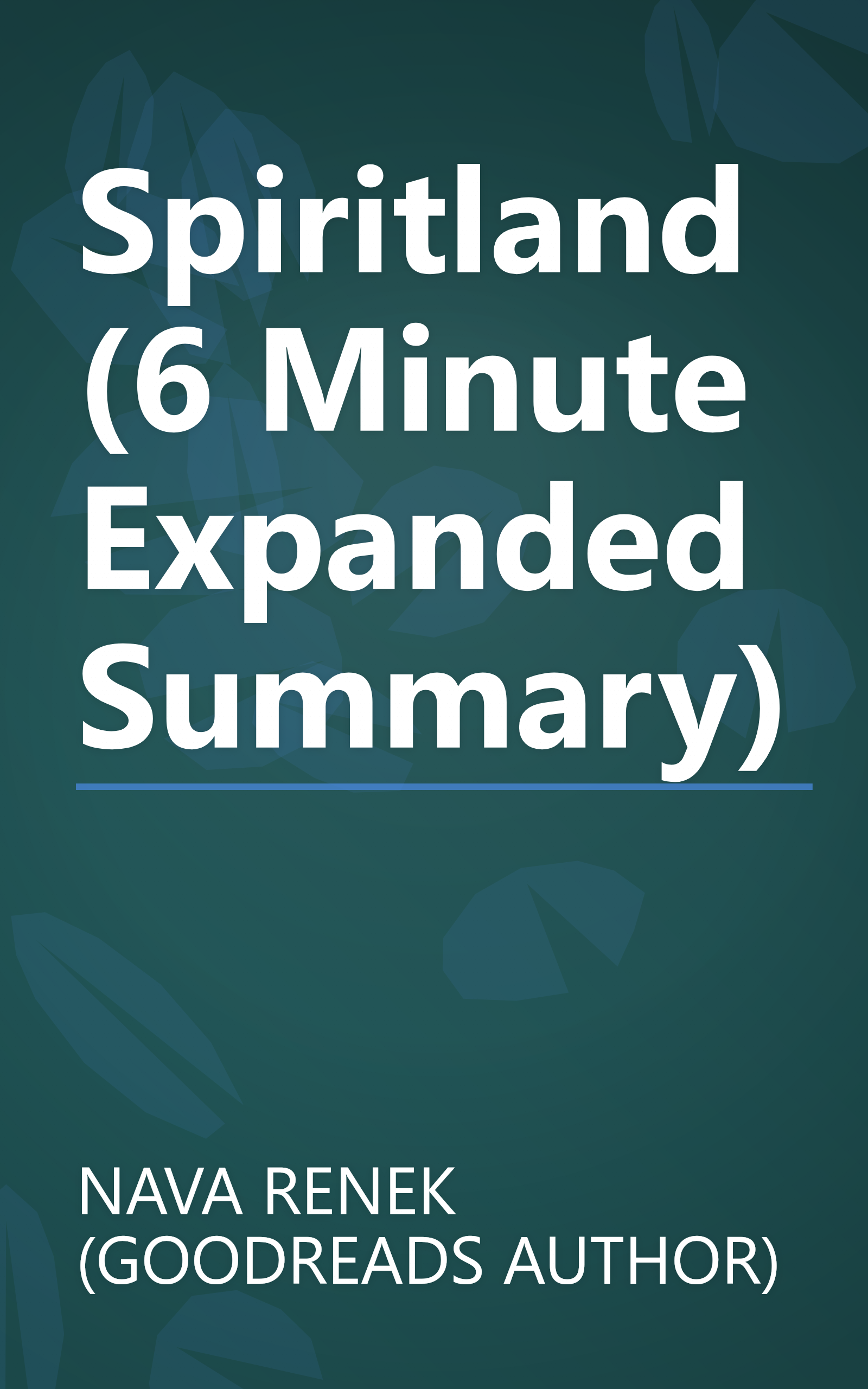 Spiritland (6 Minute   Expanded Summary) book cover