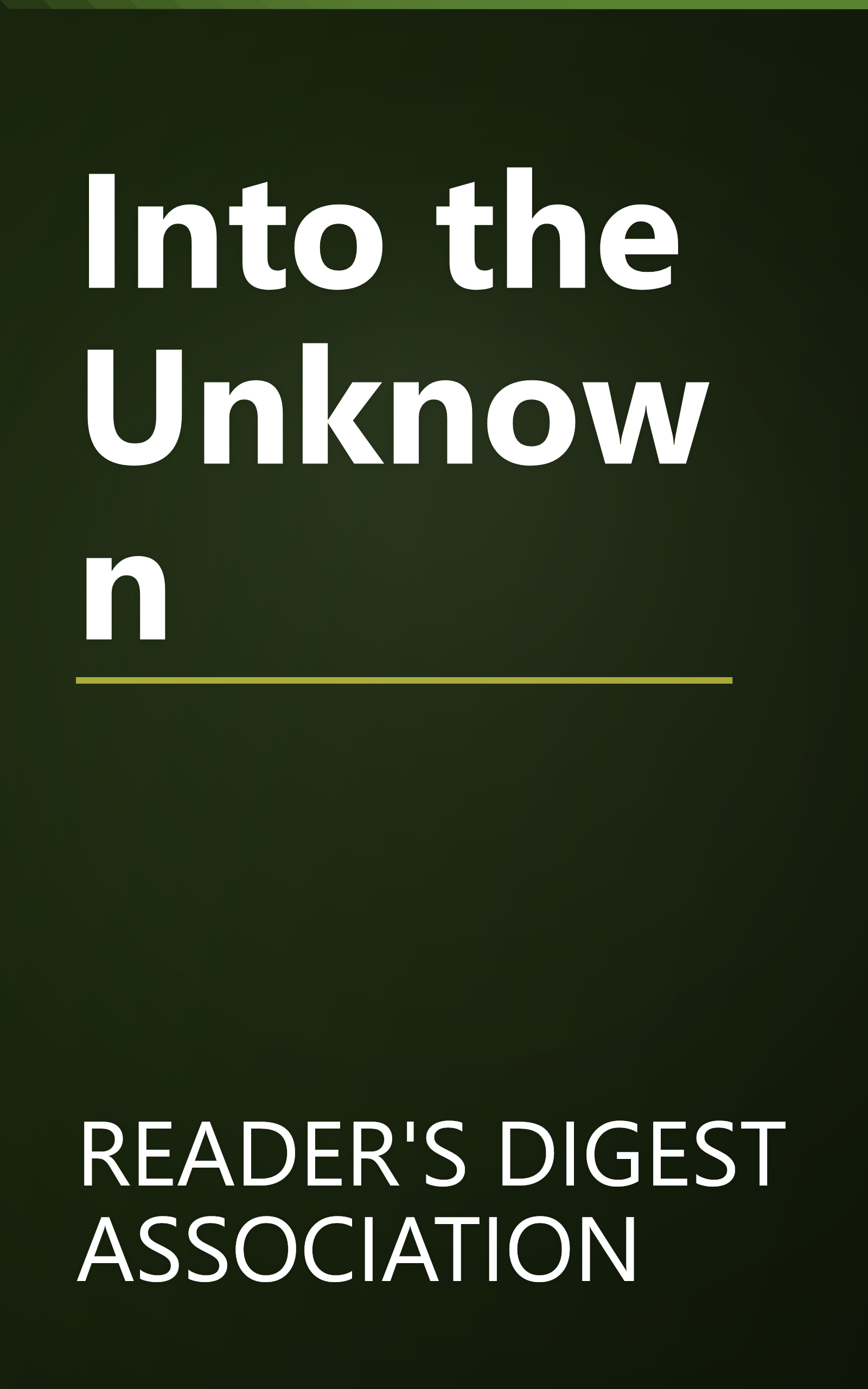 Into the Unknown book cover