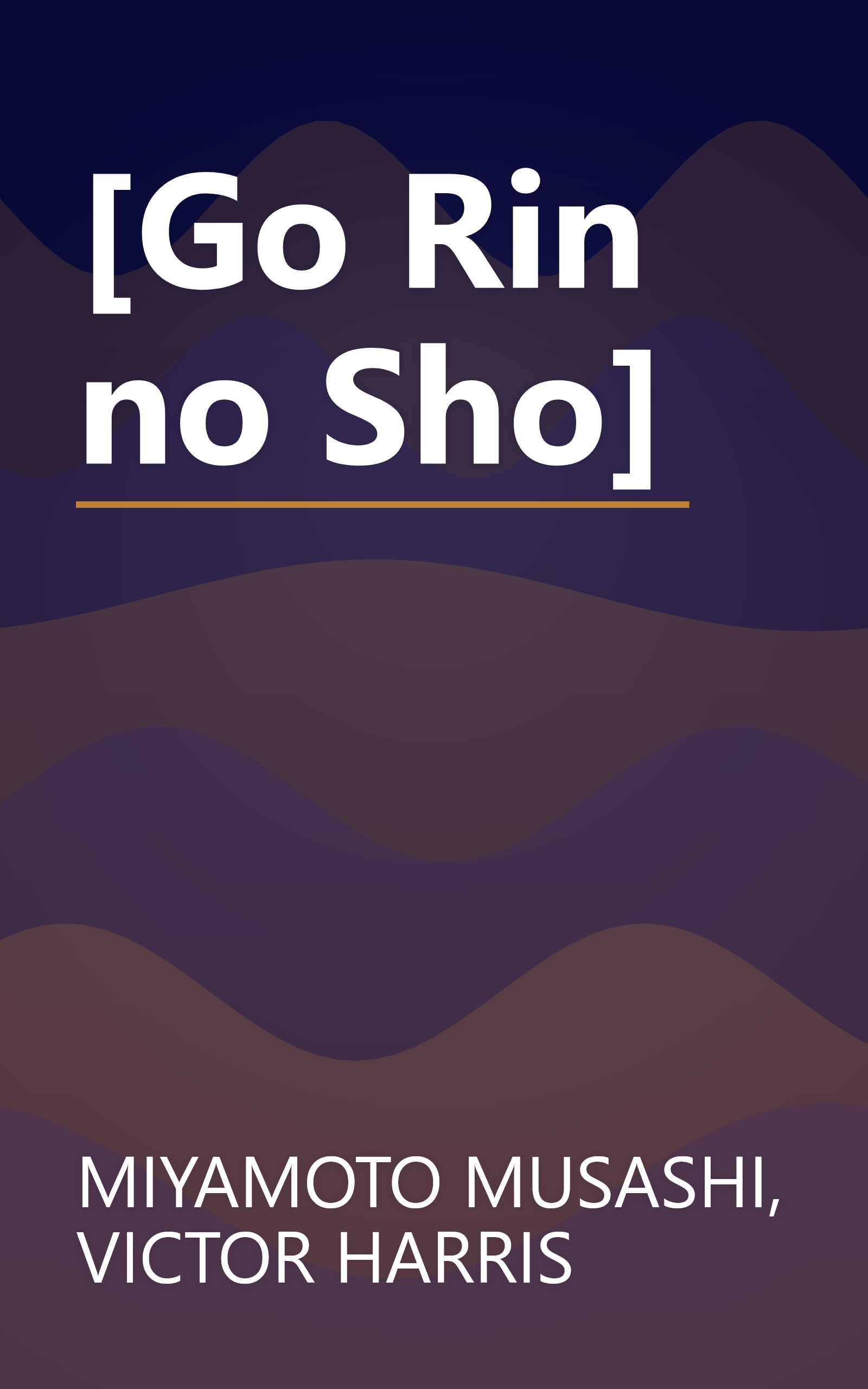 [Go Rin no Sho] book cover