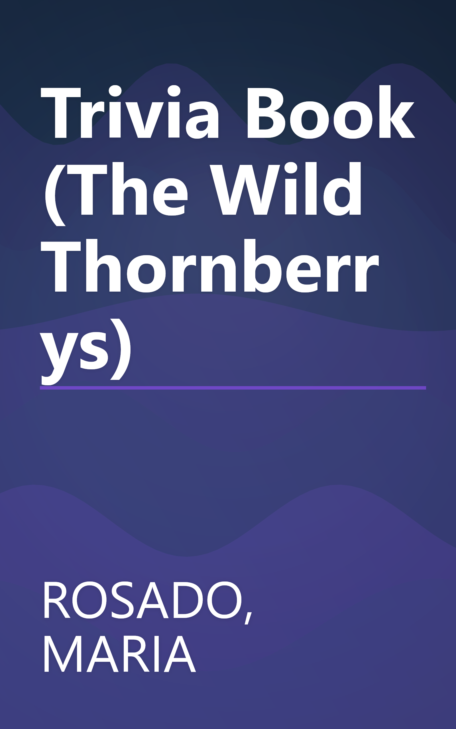 Trivia Book (The Wild Thornberrys) book cover