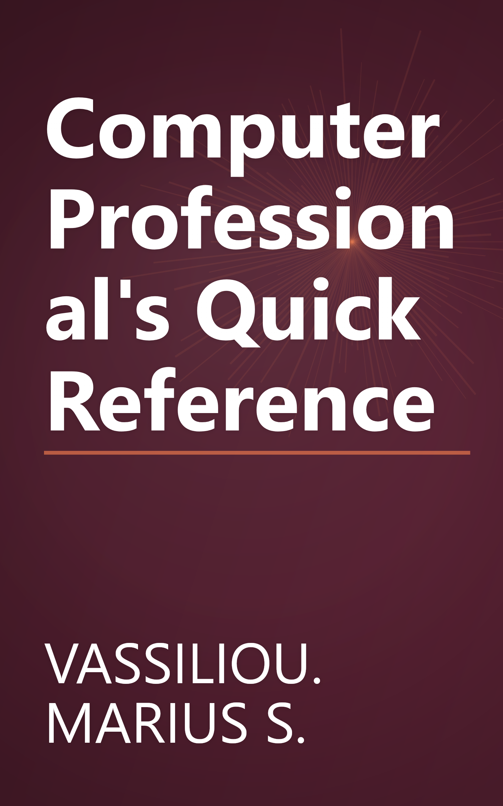 Computer Professional's Quick Reference book cover